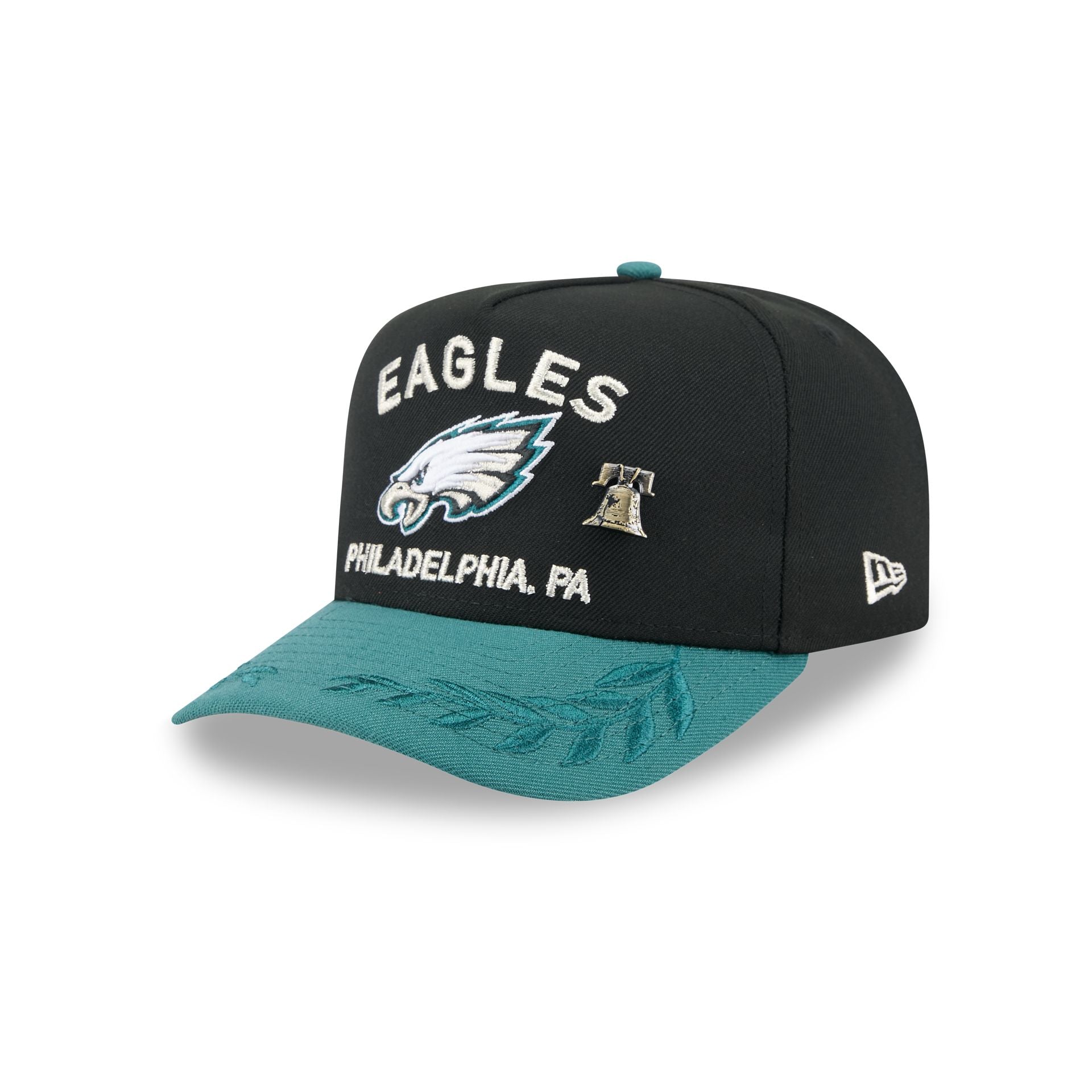 Philadelphia Eagles 2025 Draft Black 59FIFTY A-Frame Fitted Hat – New Era Cap