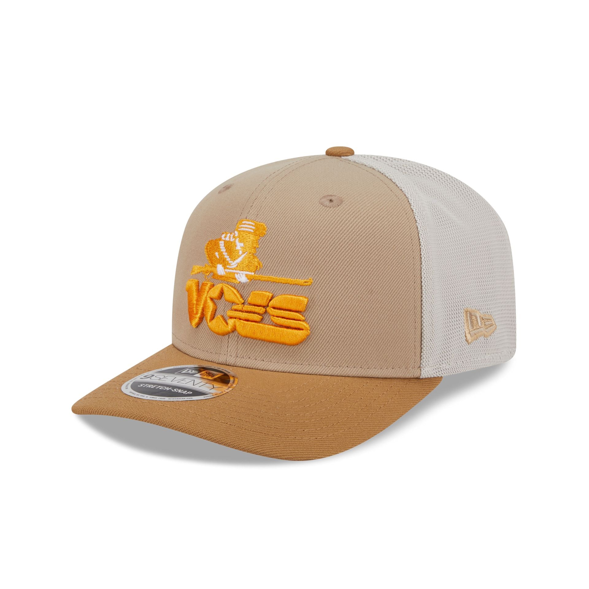 Tennessee Volunteers College Vault Stone 9SEVENTY Trucker Hat – New Era Cap