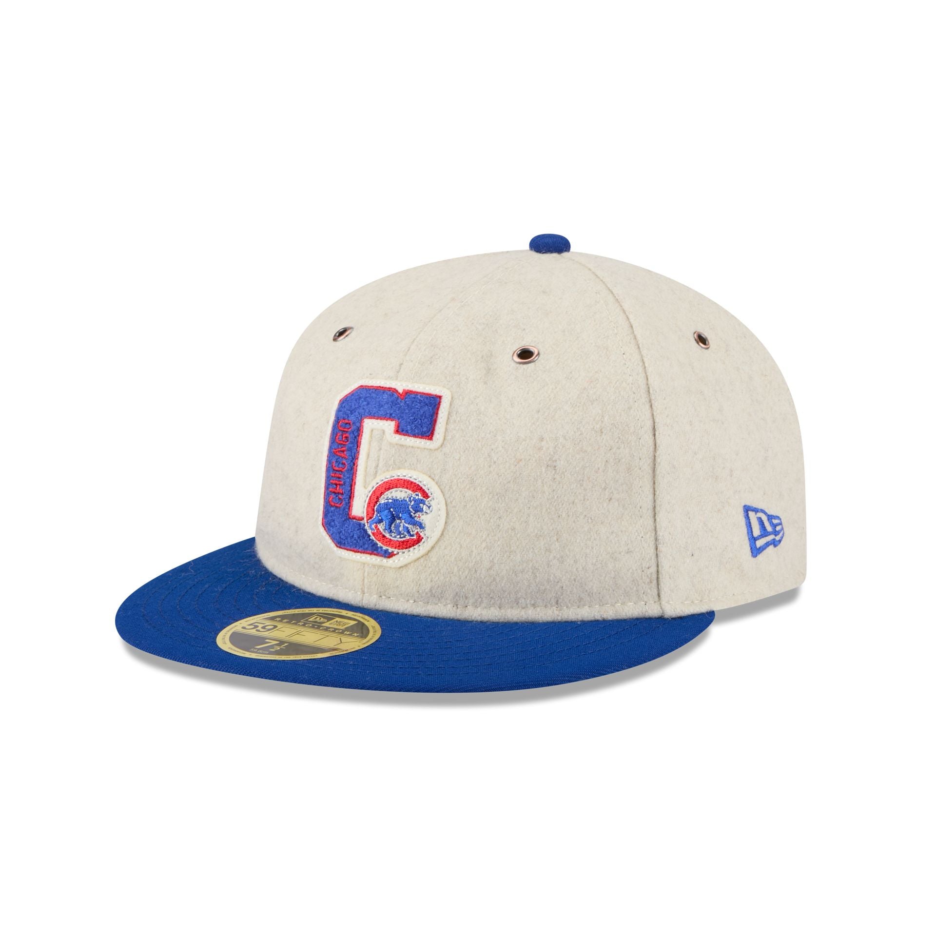 Chicago Cubs Wool Letterman Retro Crown 59FIFTY Fitted Hat – New Era Cap