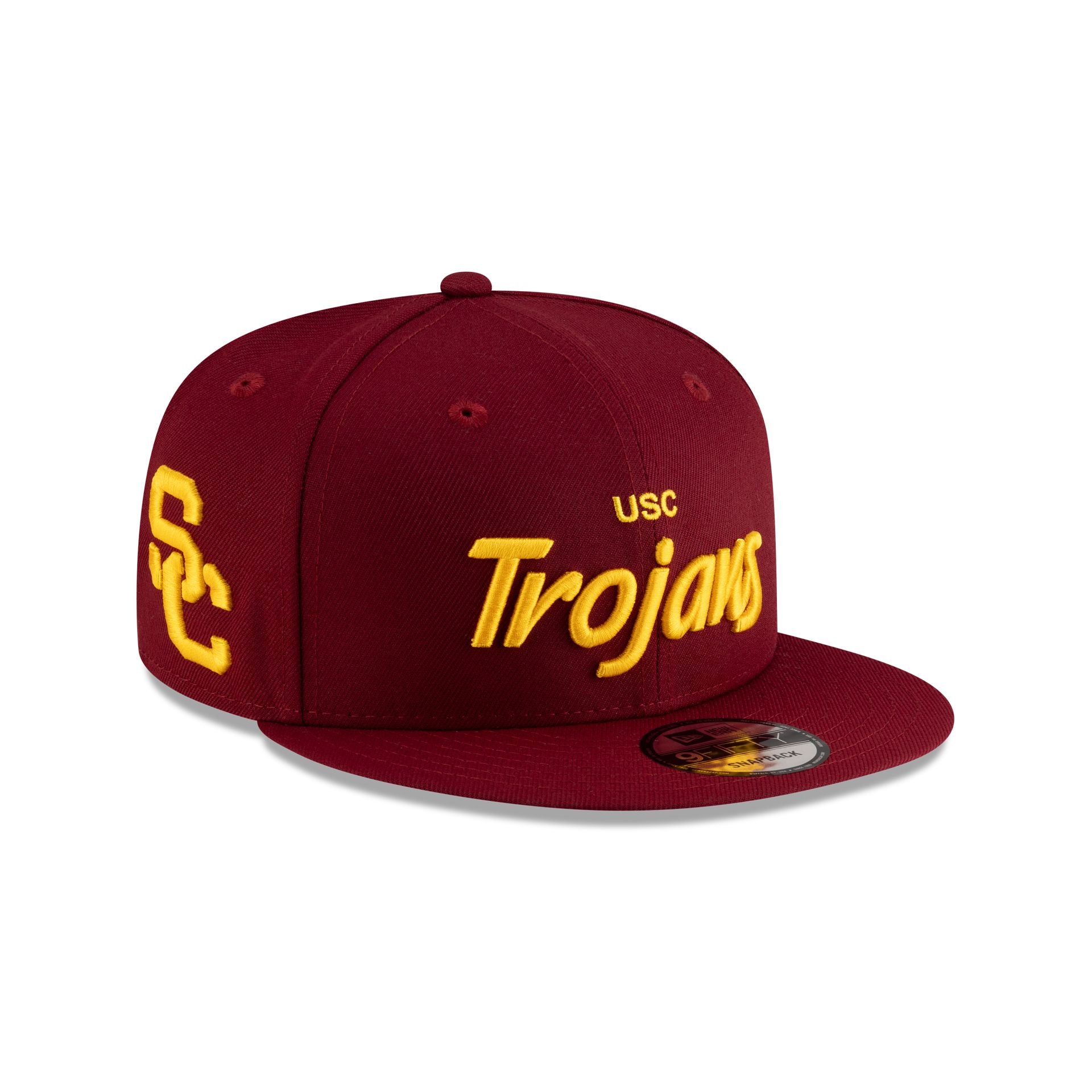 USC Trojans Cardinal Red Script 9FIFTY Snapback Hat – New Era Cap