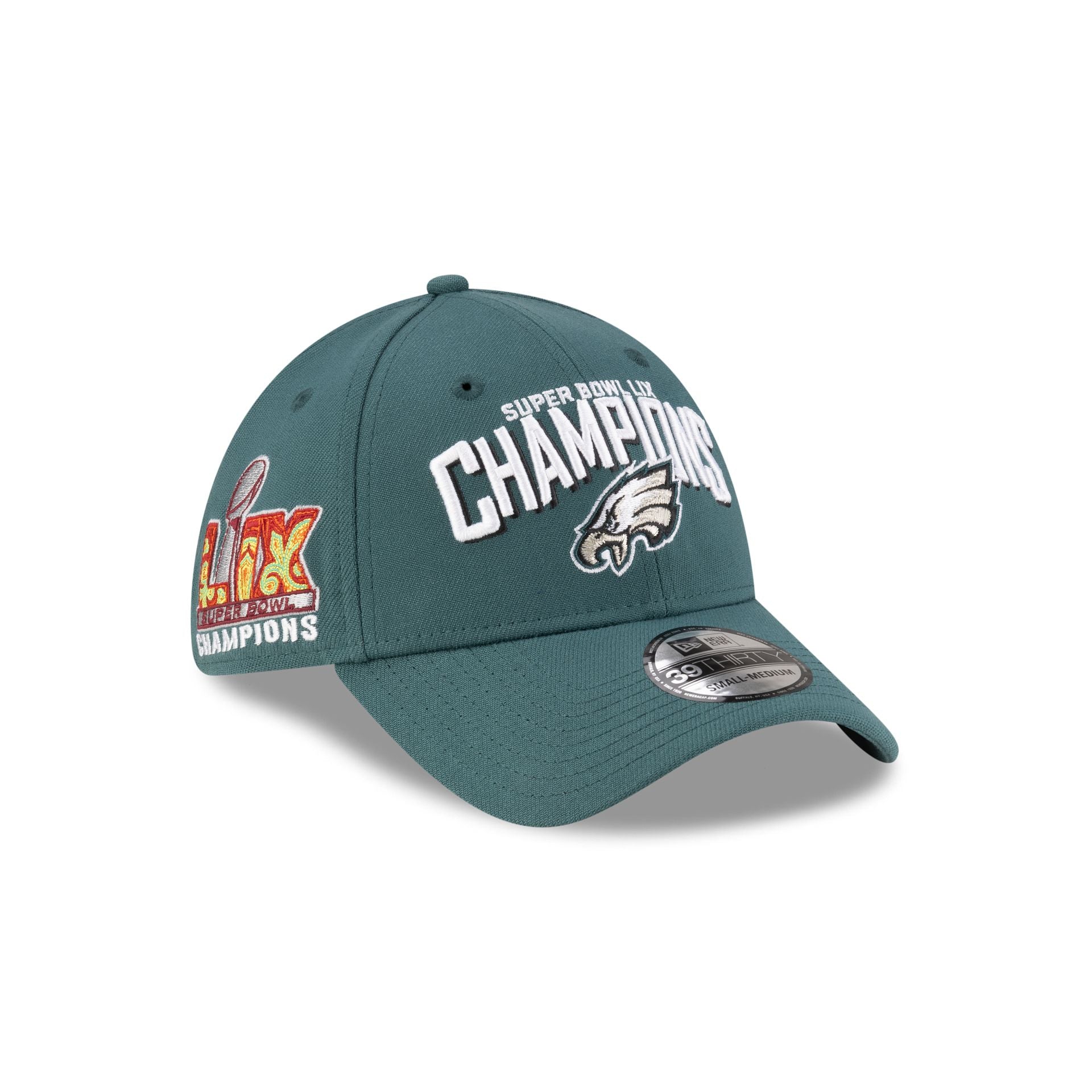 Philadelphia Eagles Super Bowl LIX Champions 39THIRTY Stretch Fit Hat ...