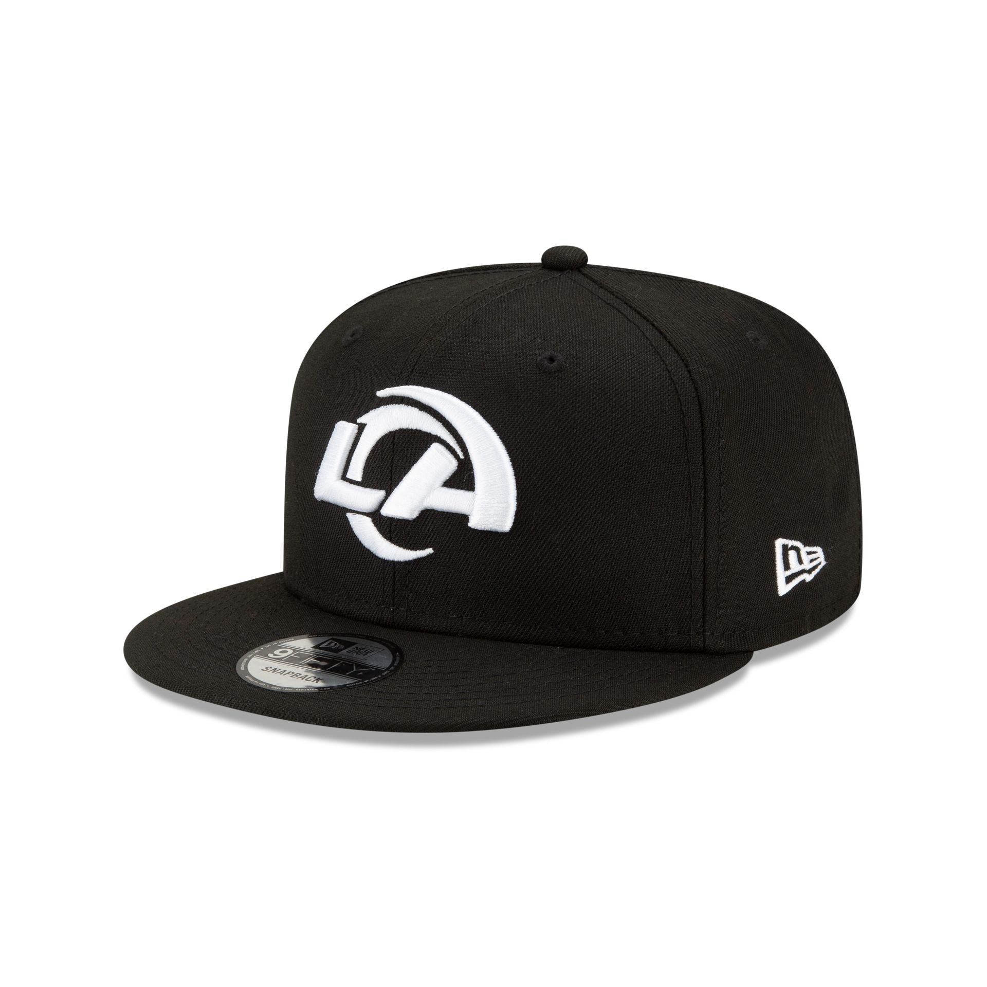 Los Angeles Rams Basic Black & White 9FIFTY Snapback – New Era Cap