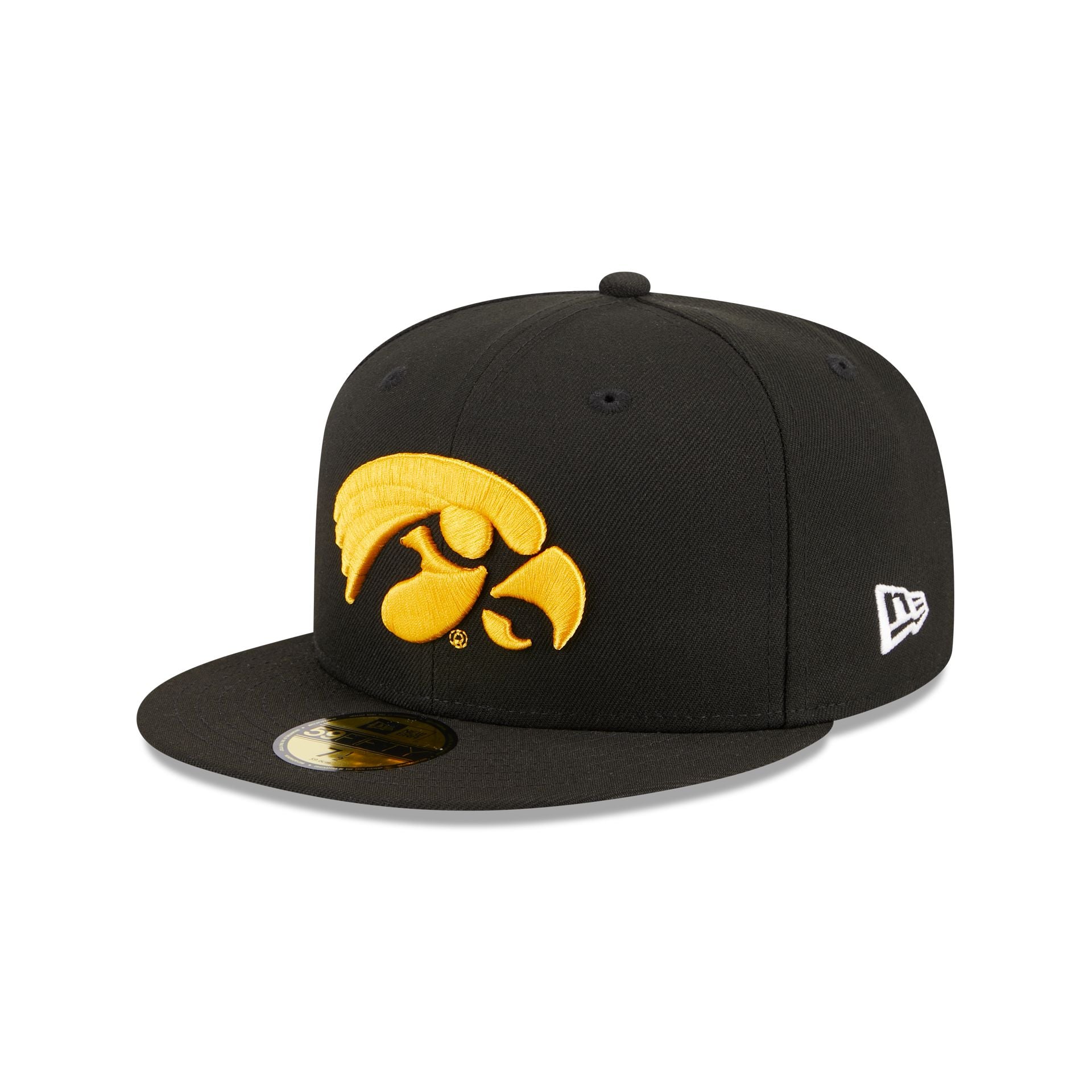 Iowa Hawkeyes Black 59FIFTY Fitted Hat – New Era Cap