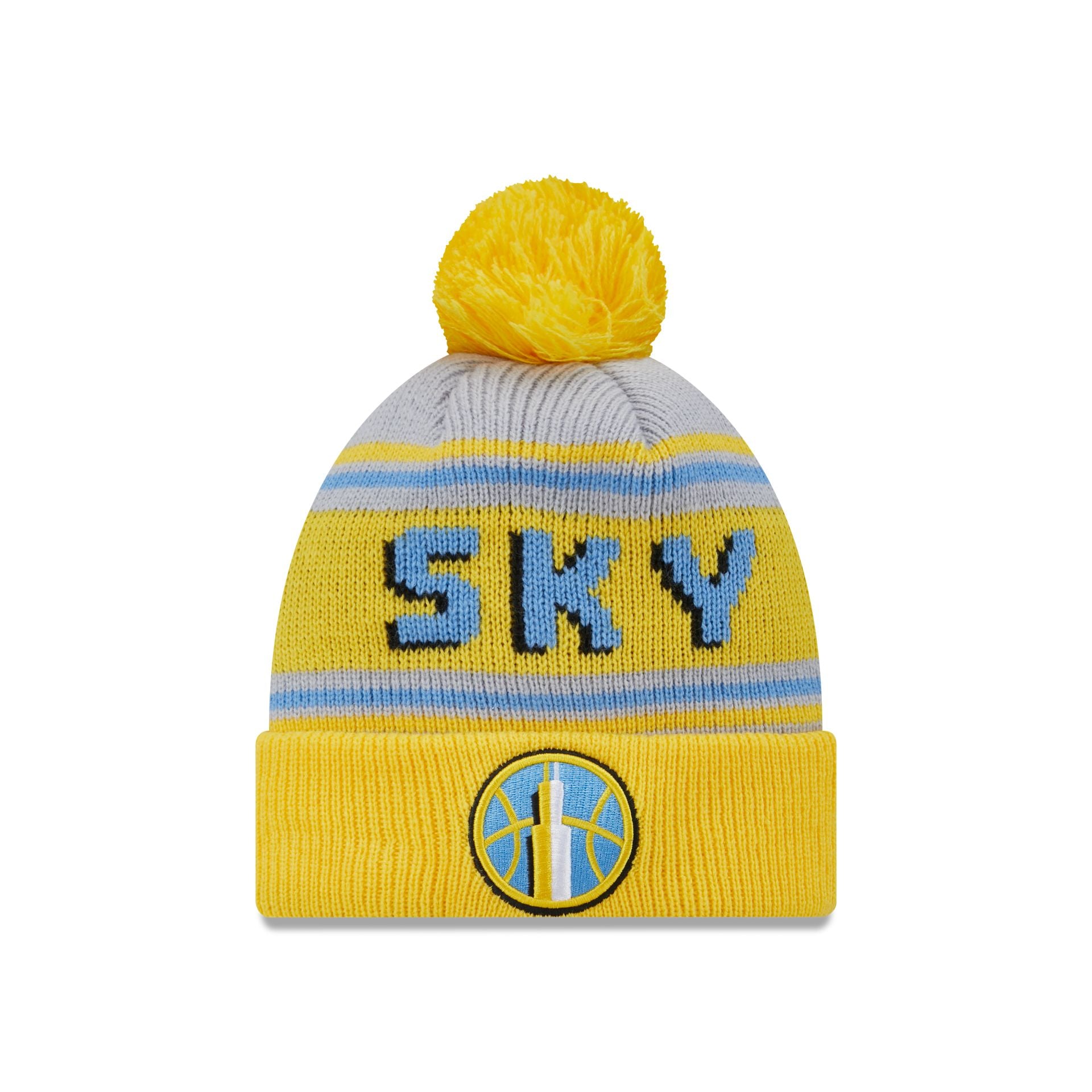 Chicago Sky 2024 Team Pom Knit Hat – New Era Cap
