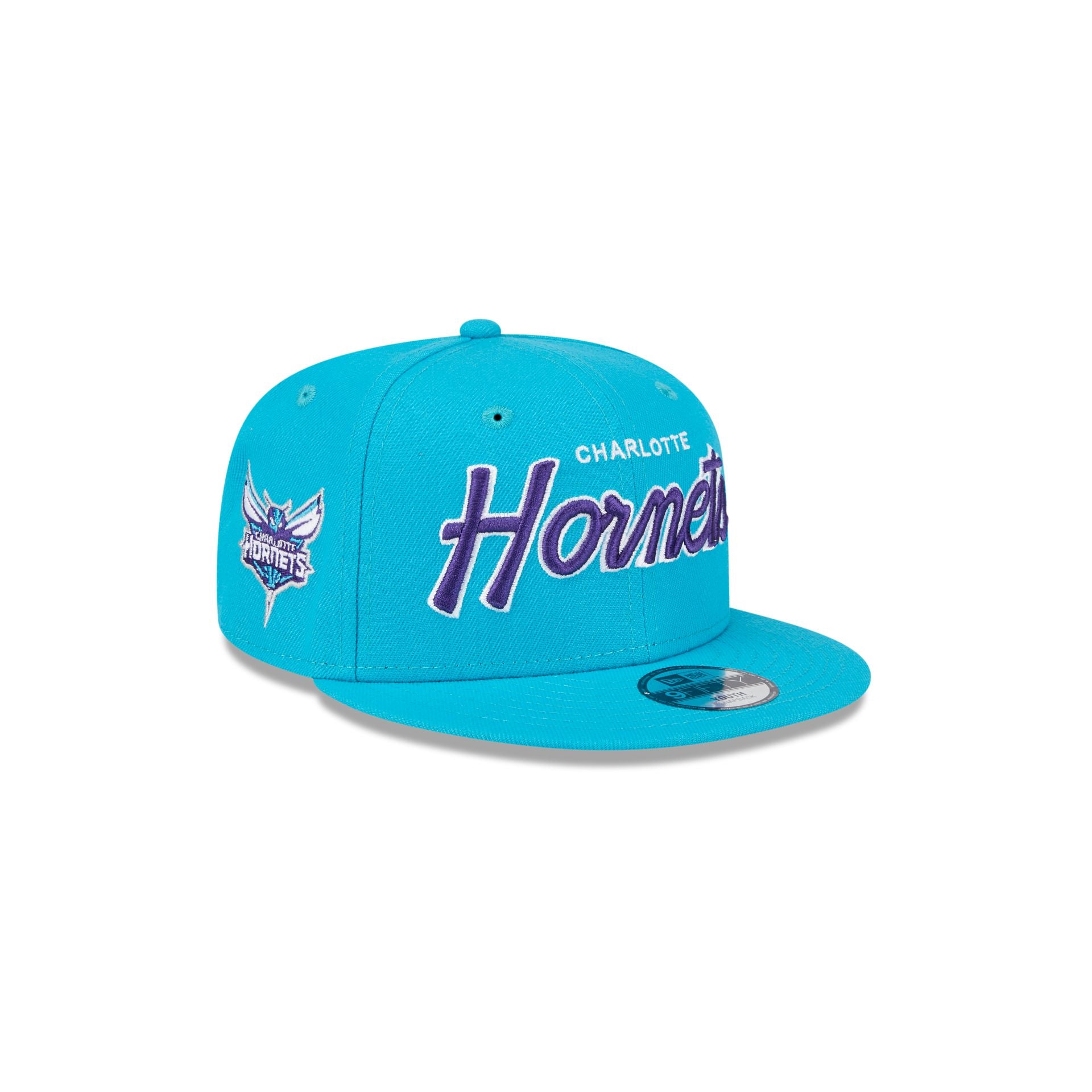 Charlotte Hornets Script Kids 9FIFTY Snapback Hat – New Era Cap