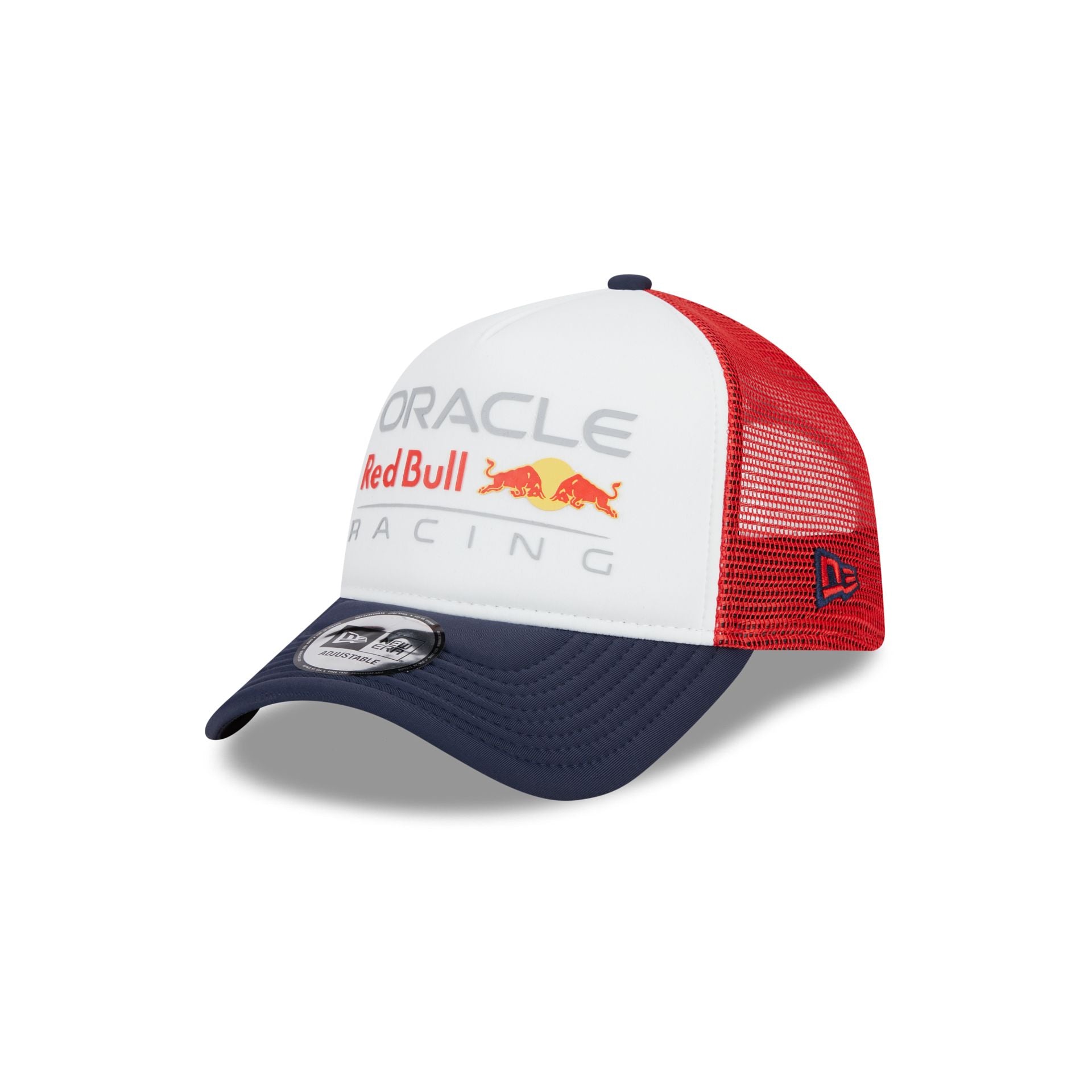Oracle Red Bull Racing Color Block 9FORTY A-Frame Trucker Hat – New Era Cap