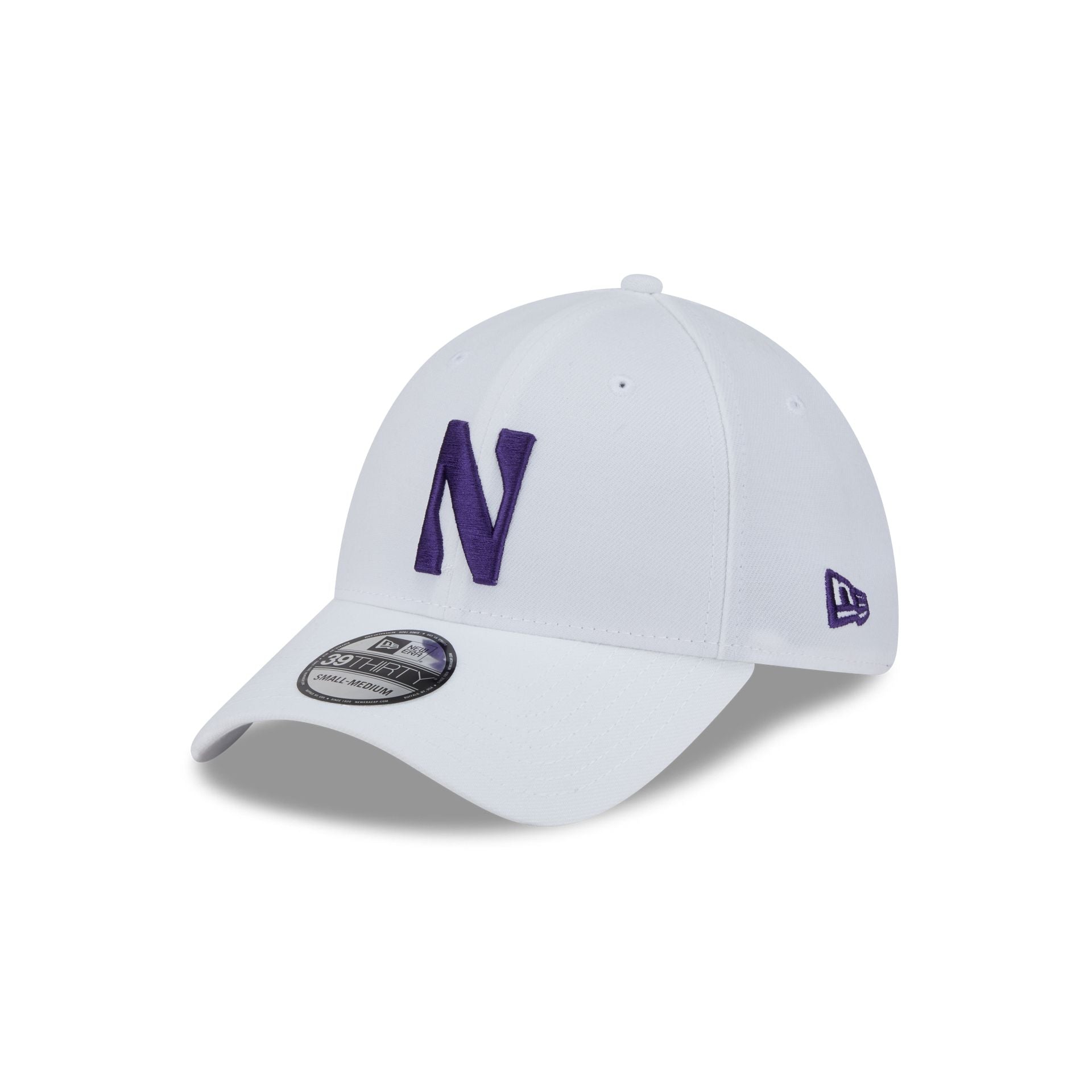 Northwestern Wildcats Optic White 39THIRTY Stretch Fit Hat – New Era Cap