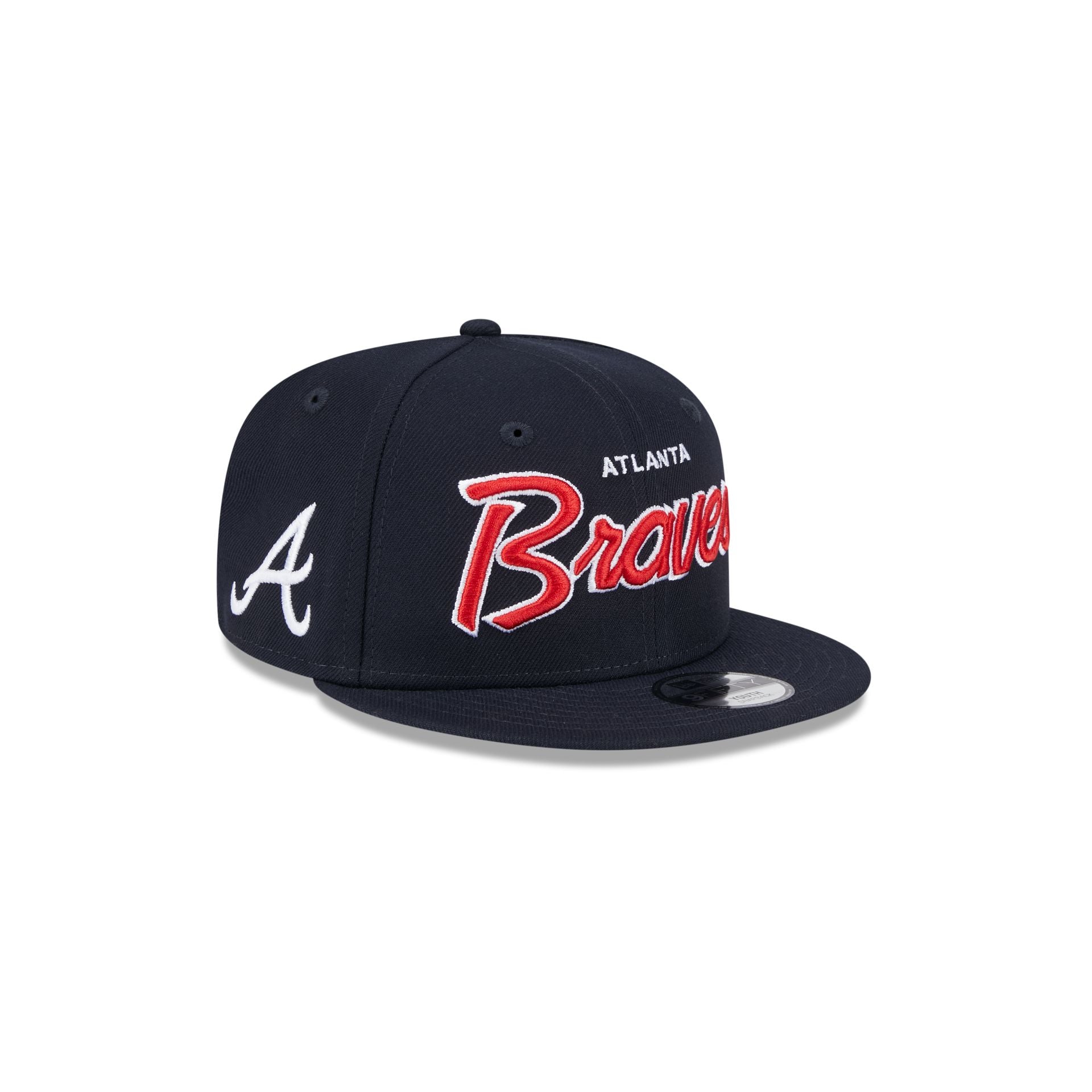 Atlanta Braves Script Kids 9FIFTY Snapback Hat – New Era Cap