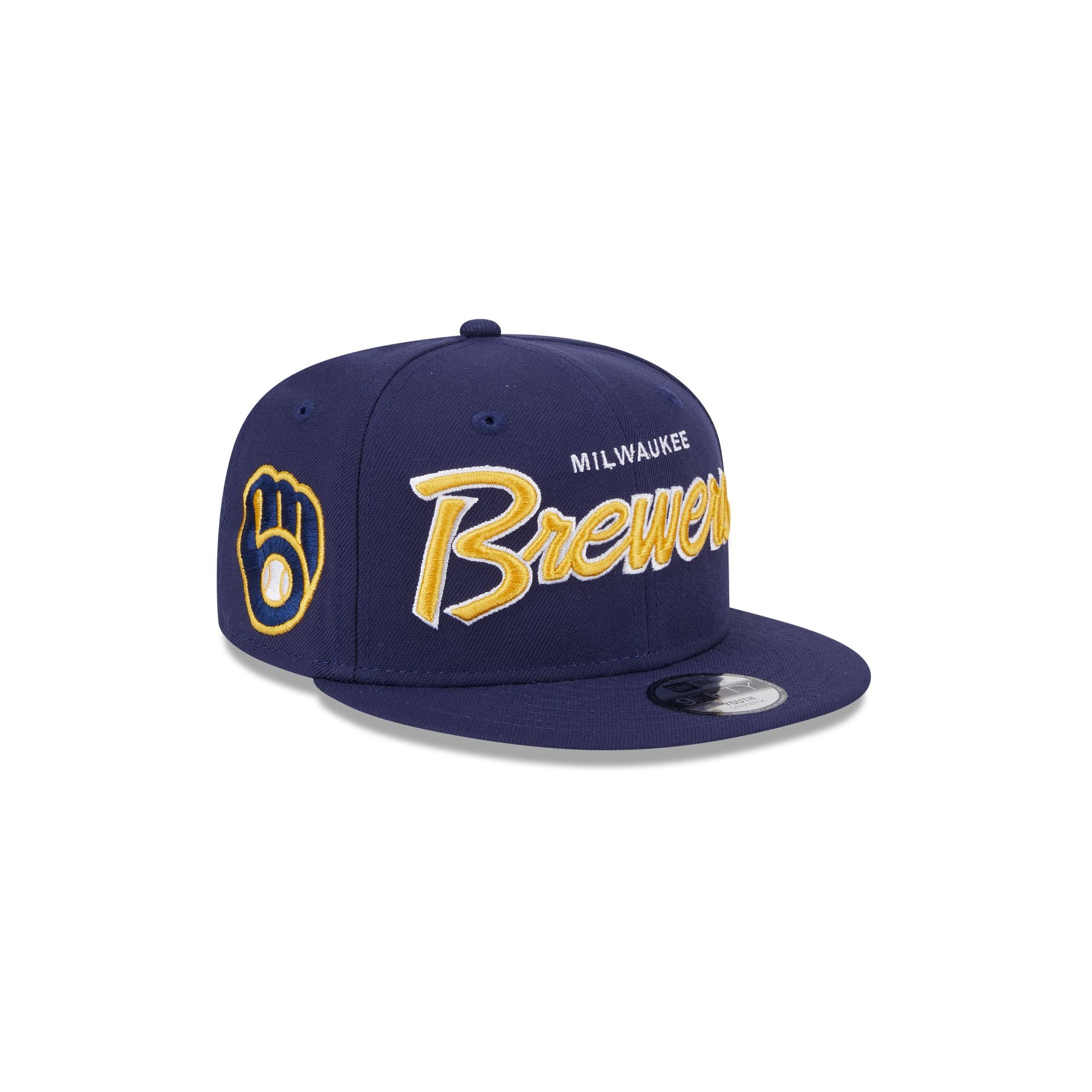 Milwaukee Brewers Script Kids 9FIFTY Snapback Hat – New Era Cap