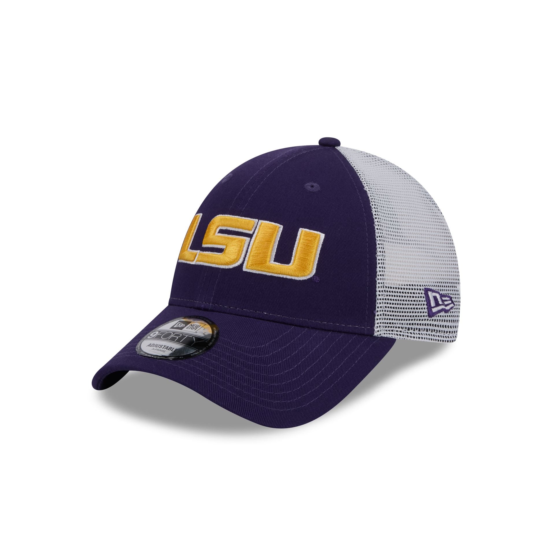 LSU Tigers Purple 9FORTY Trucker Hat – New Era Cap