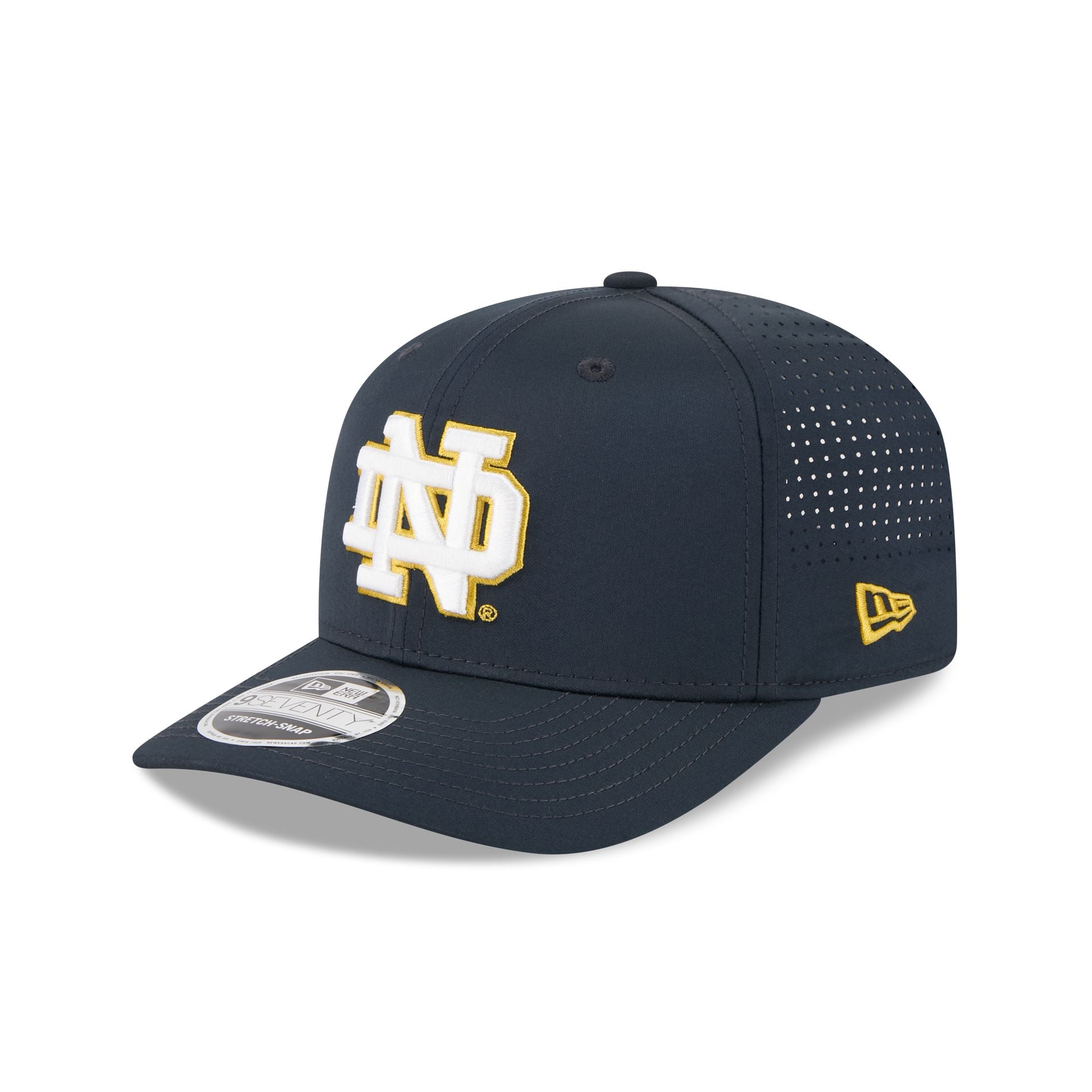 Notre Dame Fighting Irish Perform 9SEVENTY Stretch-Snap Hat – New Era Cap