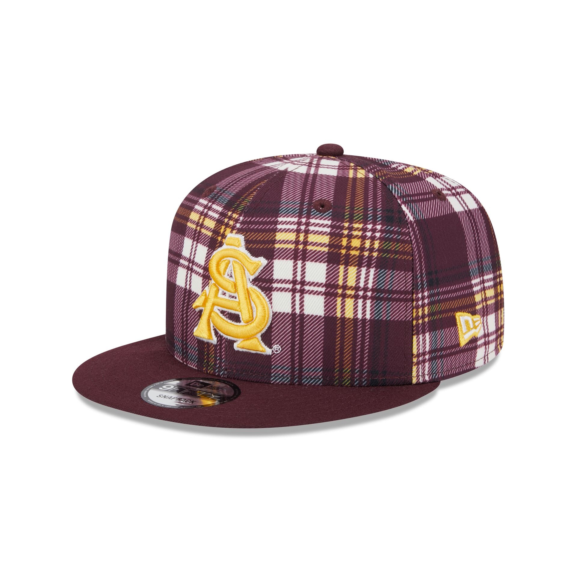 Arizona State Sun Devils Plaid 9FIFTY Snapback Hat – New Era Cap