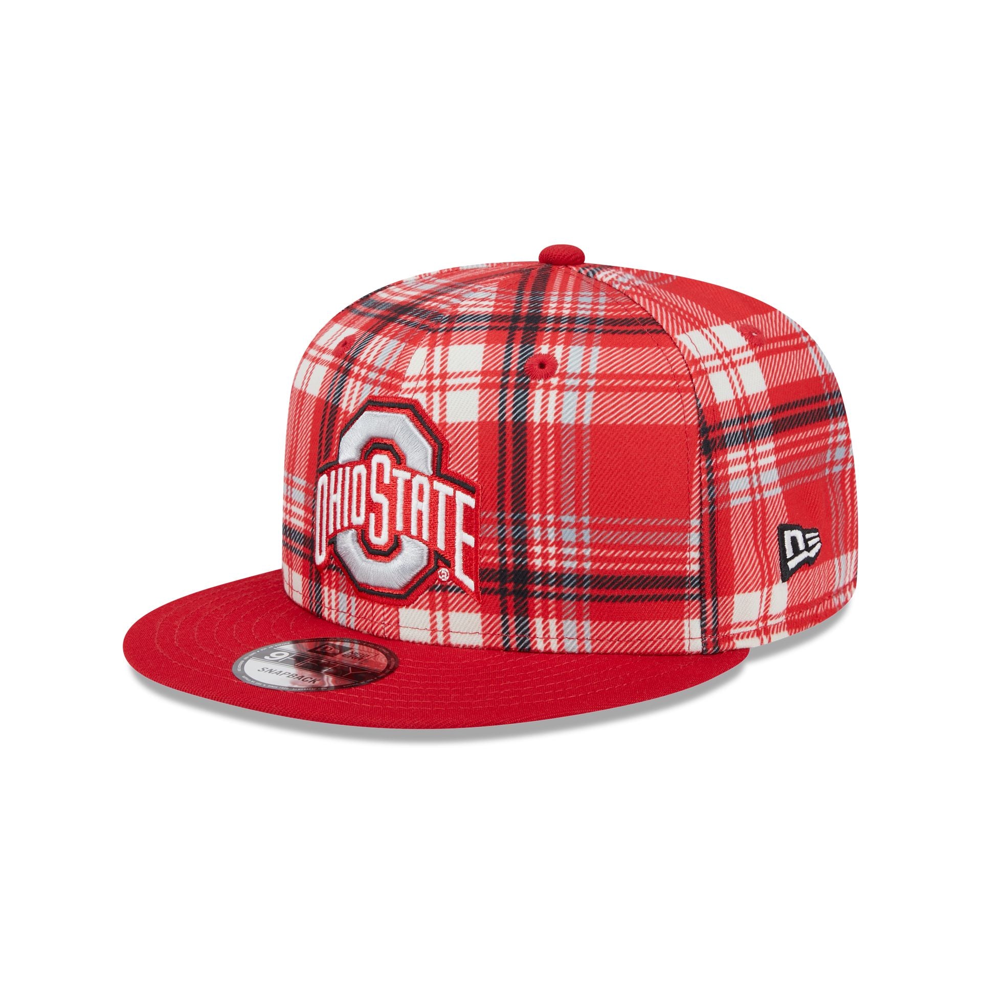 Ohio State Buckeyes Plaid 9FIFTY Snapback Hat – New Era Cap