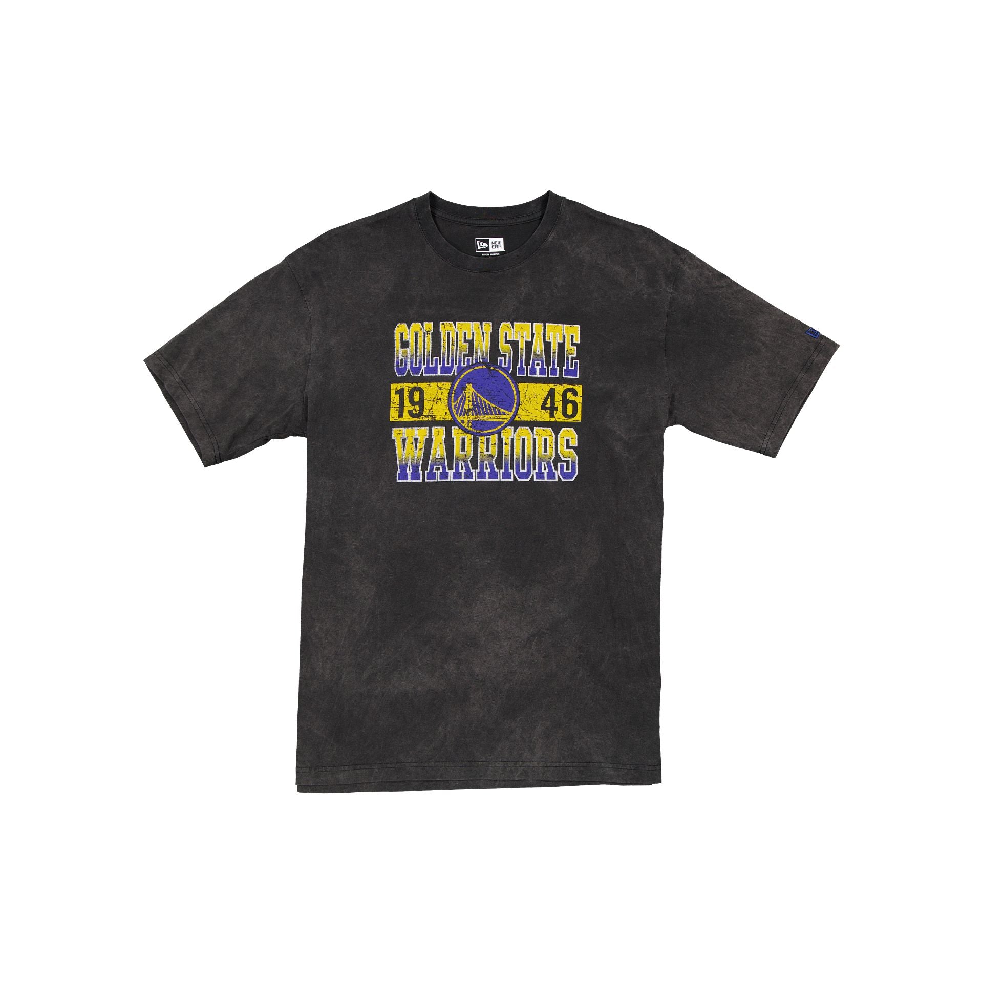Golden State Warriors Oversized Washed Black T-Shirt – New Era Cap