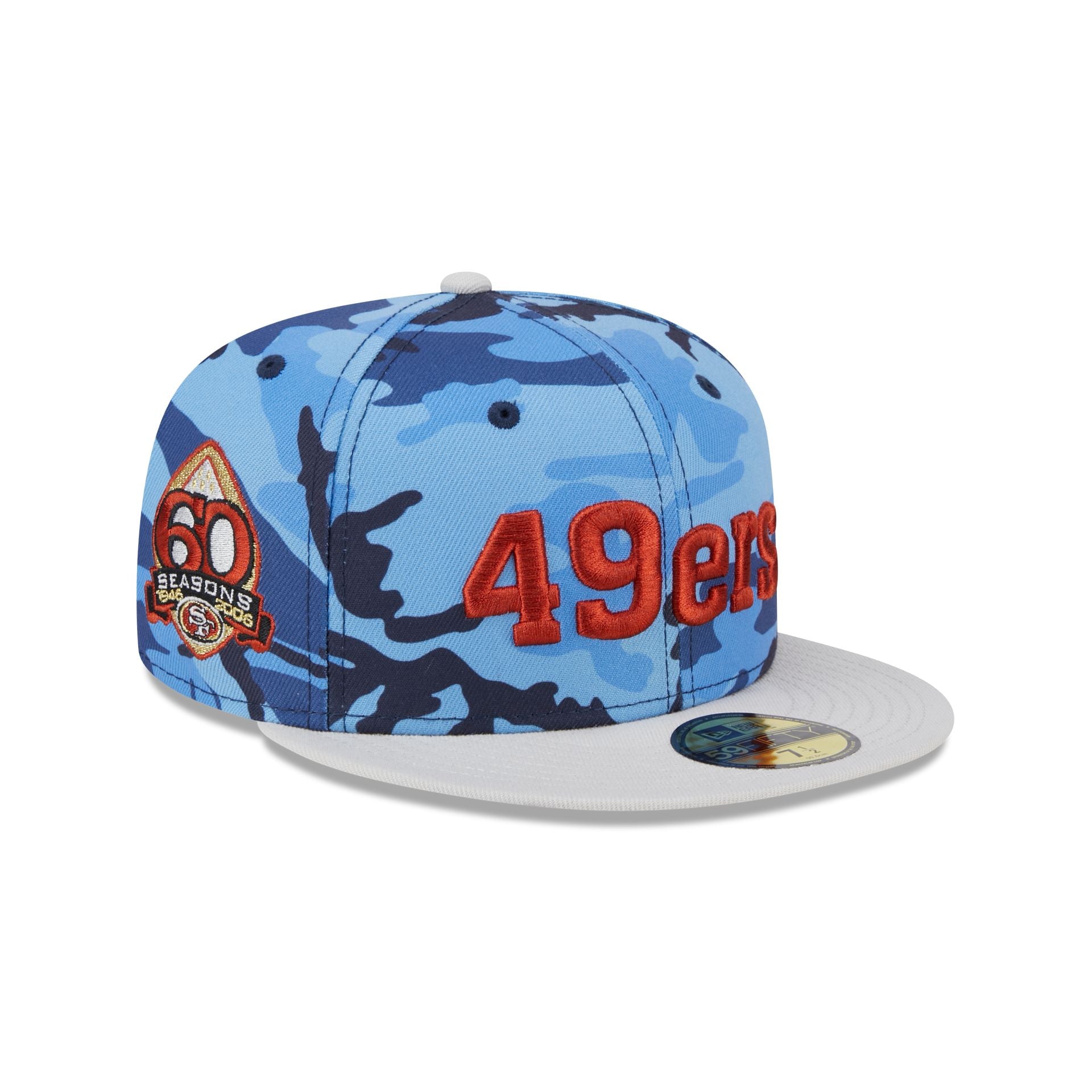 49ers Camo Logo San Francisco 49ers 40th Anniversary New Era 59Fifty