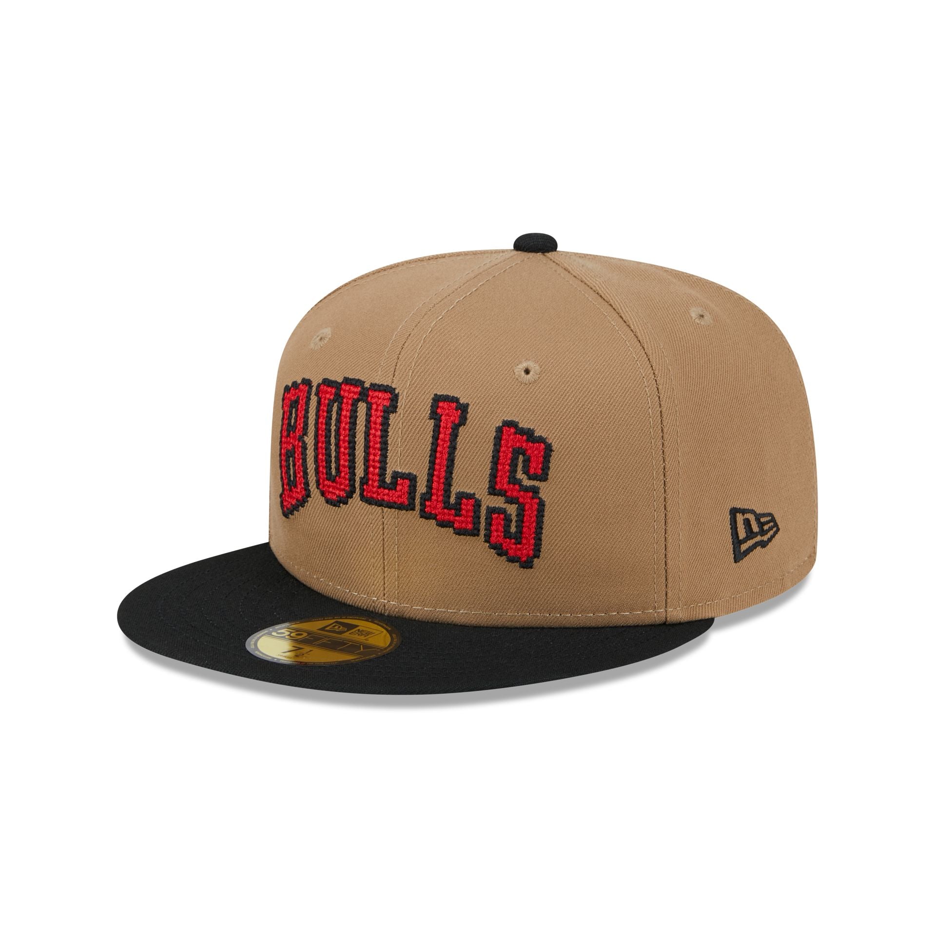 Chicago Bulls Classic 8-Bit Wordmark 59FIFTY Fitted Hat – New Era Cap