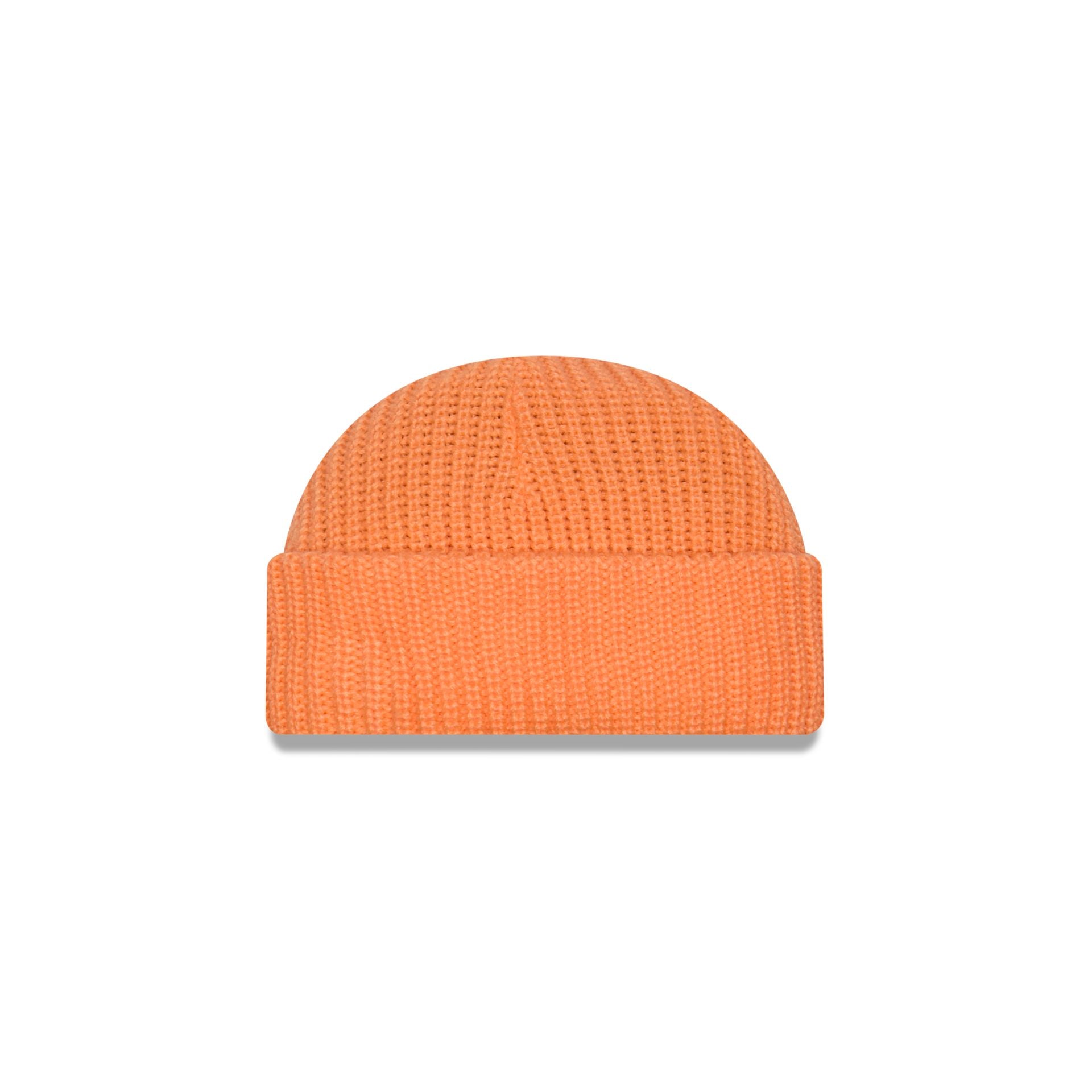 New Era Cap Orange Ribbed Skully Knit Beanie