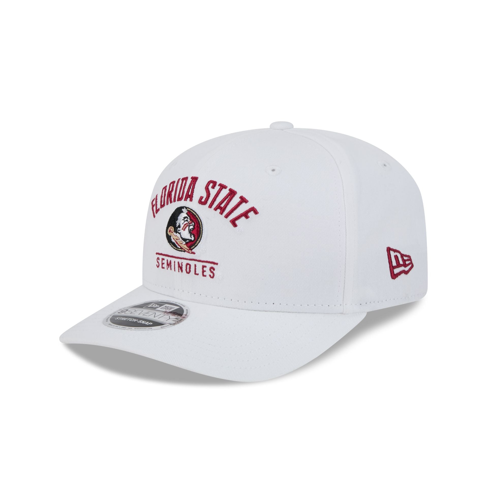 Florida State Seminoles Optic White 9SEVENTY Stretch-Snap Hat – New Era Cap