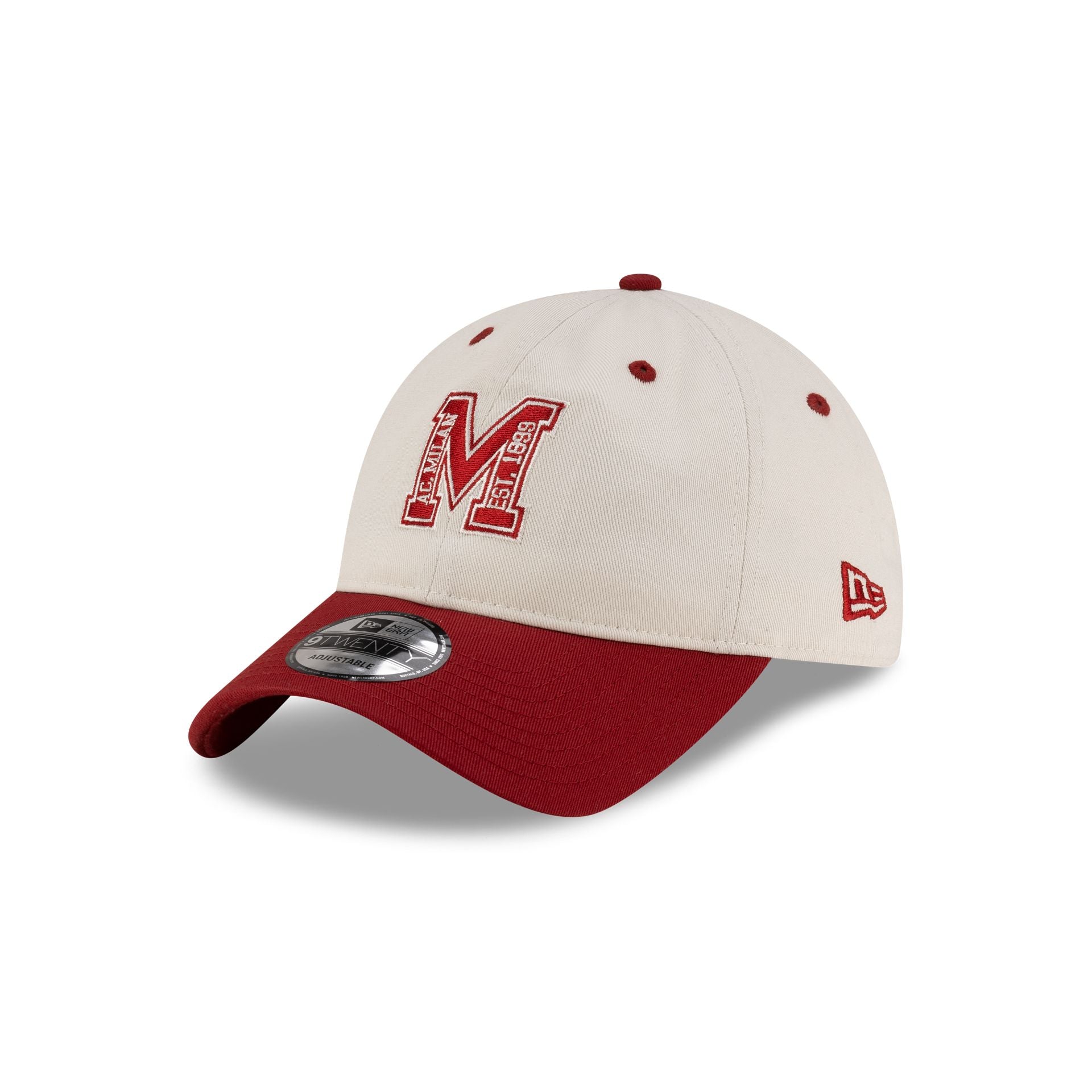 AC Milan M Logo Red 9TWENTY Adjustable Hat – New Era Cap
