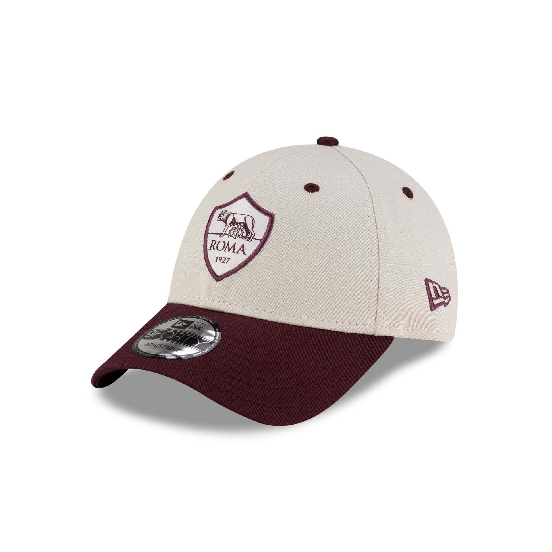 AS Roma Ivory 9FORTY Adjustable Hat – New Era Cap