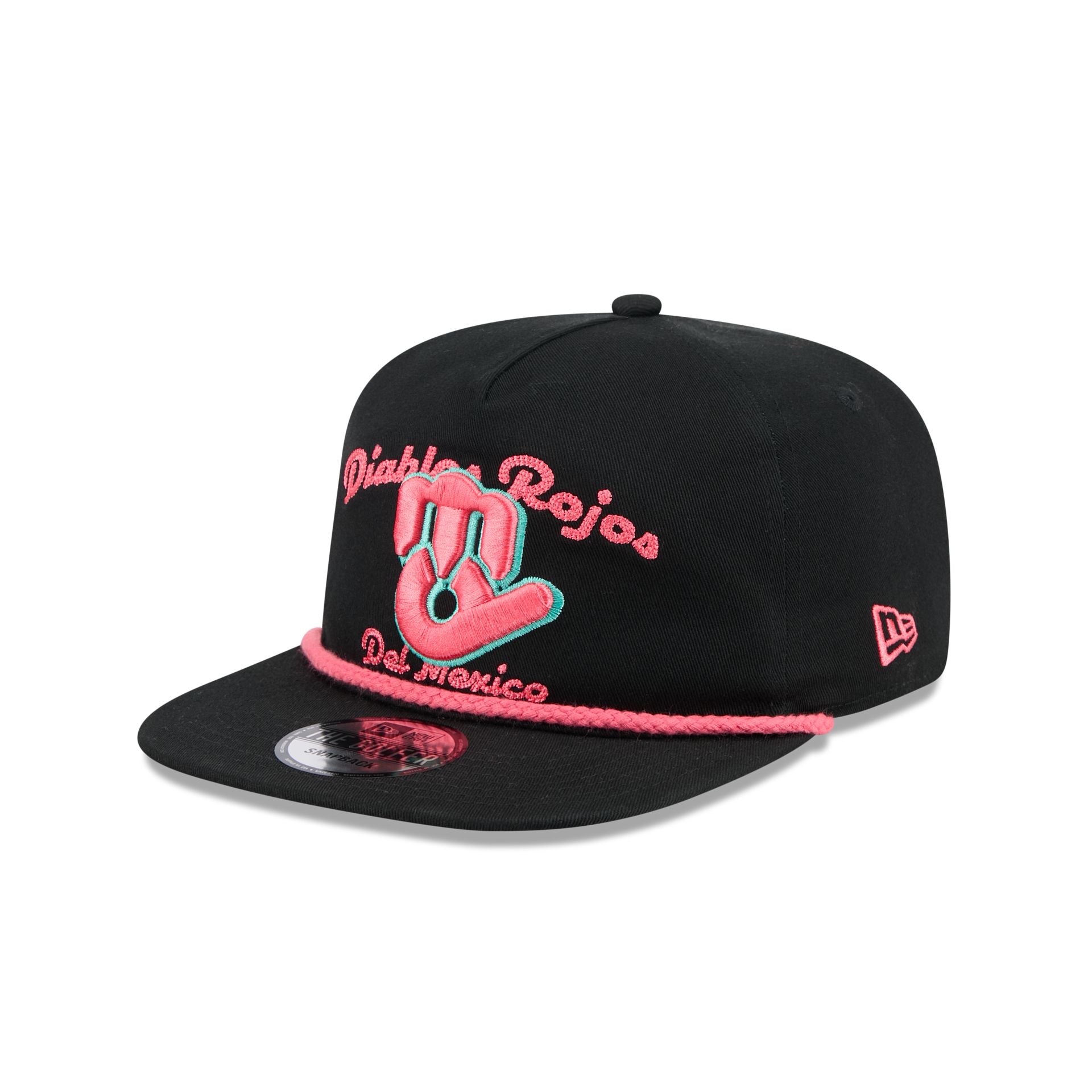 Diablos Rojos del México Two-Tone Black Golfer Hat – New Era Cap