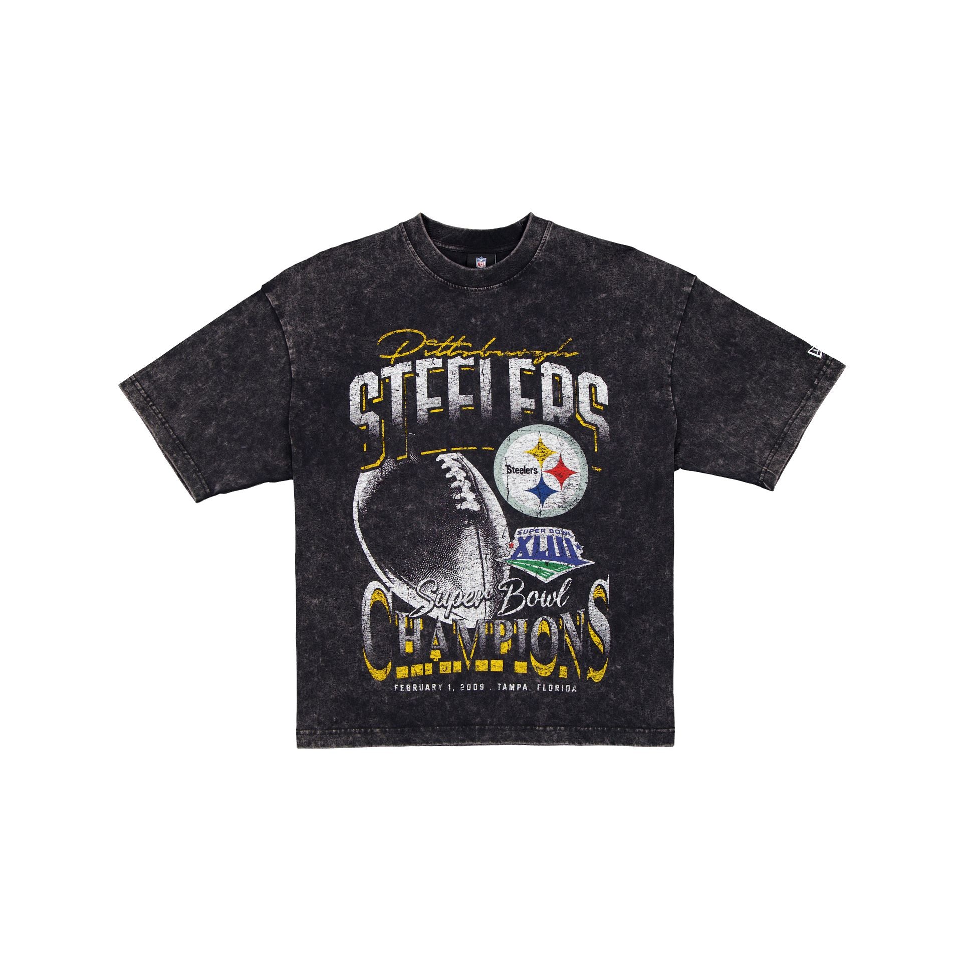 Pittsburgh Steelers Super Bowl XLIII Champions Sport Classics Black T ...