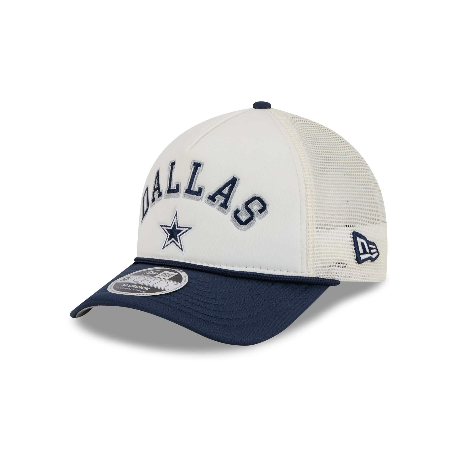 Dallas Cowboys Chrome Arch 9FORTY M-Crown A-Frame Trucker Hat – New Era Cap