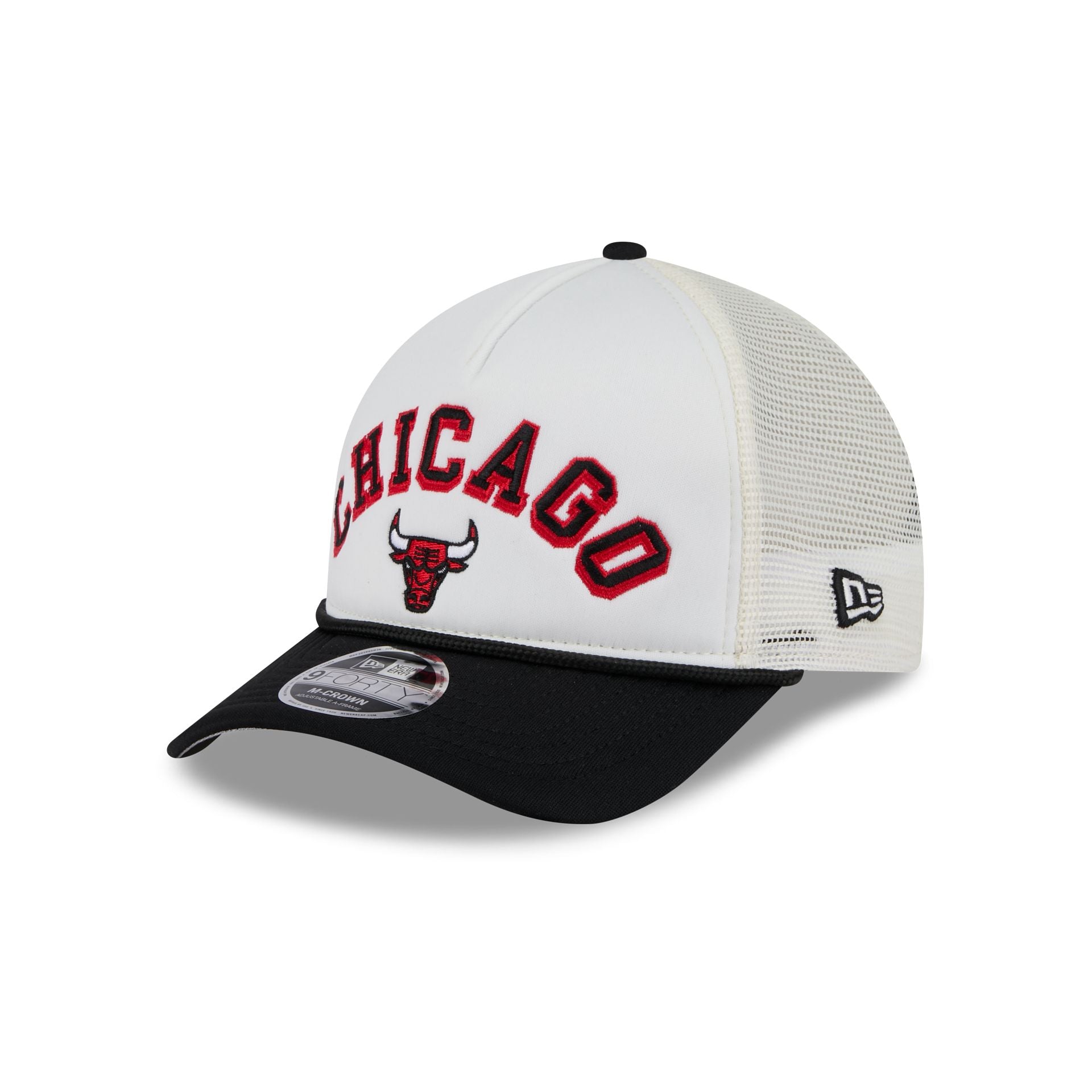 Chicago Bulls Chrome Arch 9FORTY M-Crown A-Frame Trucker Hat – New Era Cap