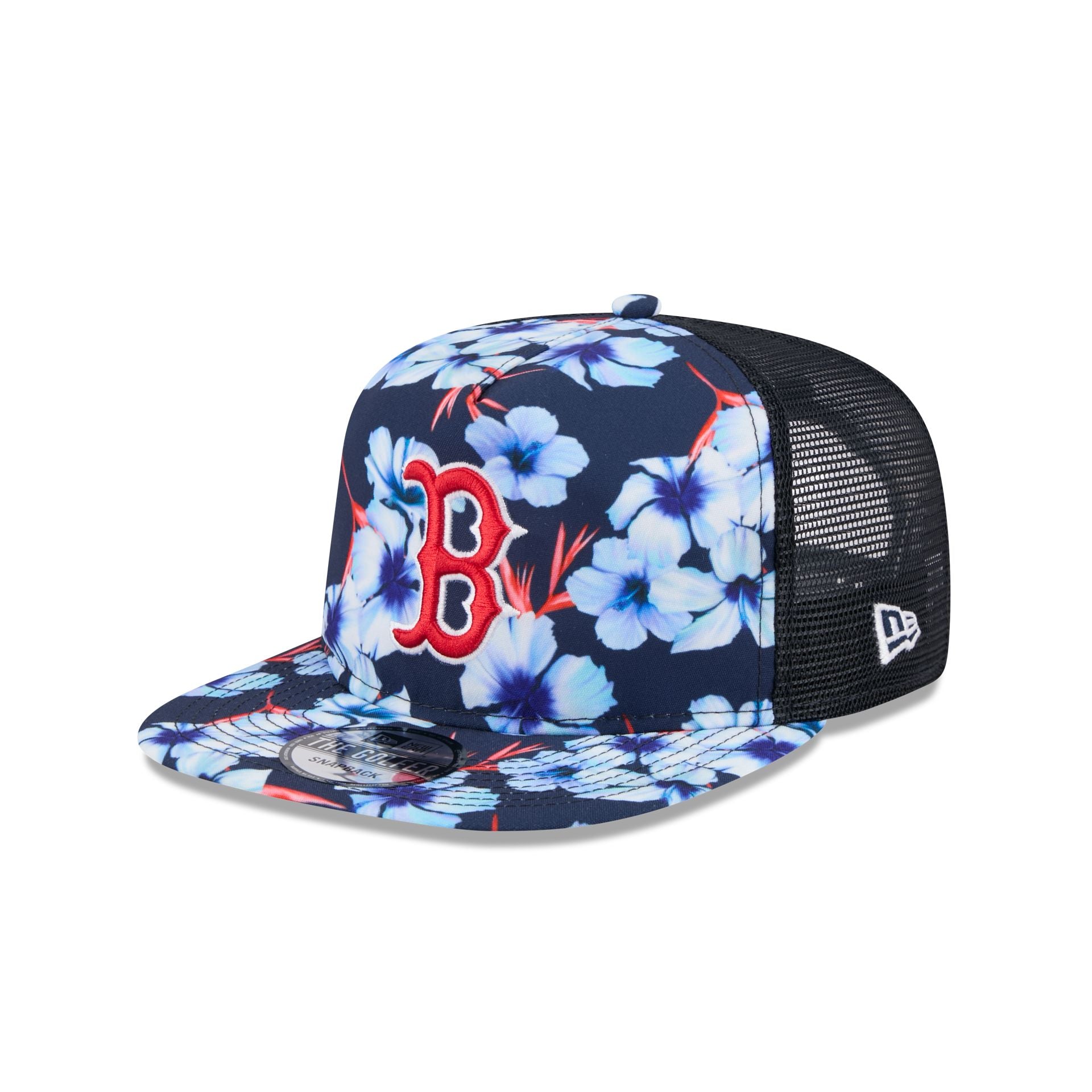 Boston Red Sox Pattern Golfer Trucker Hat – New Era Cap