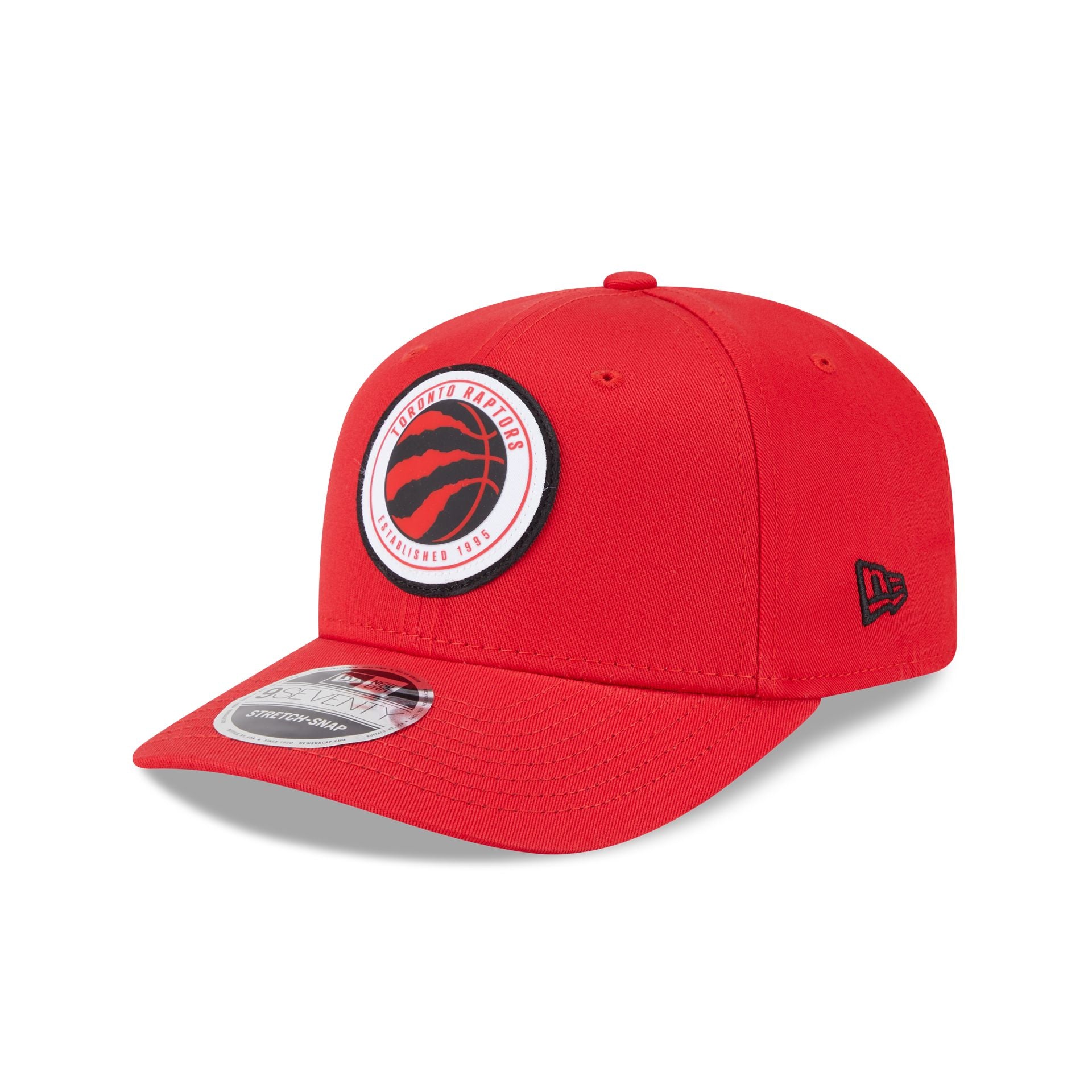 Toronto Raptors Circle Patch 9SEVENTY Stretch-Snap Hat – New Era Cap