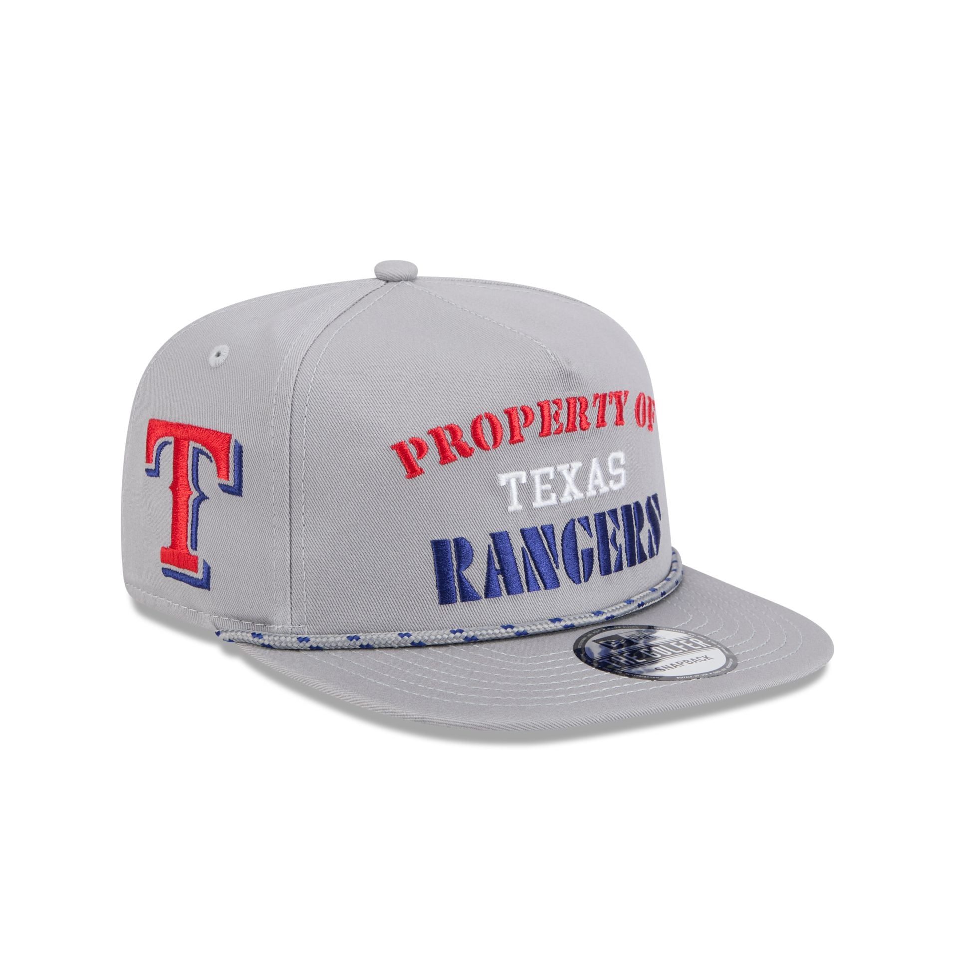 Texas Rangers Vintage Gray Rope Golfer Hat – New Era Cap
