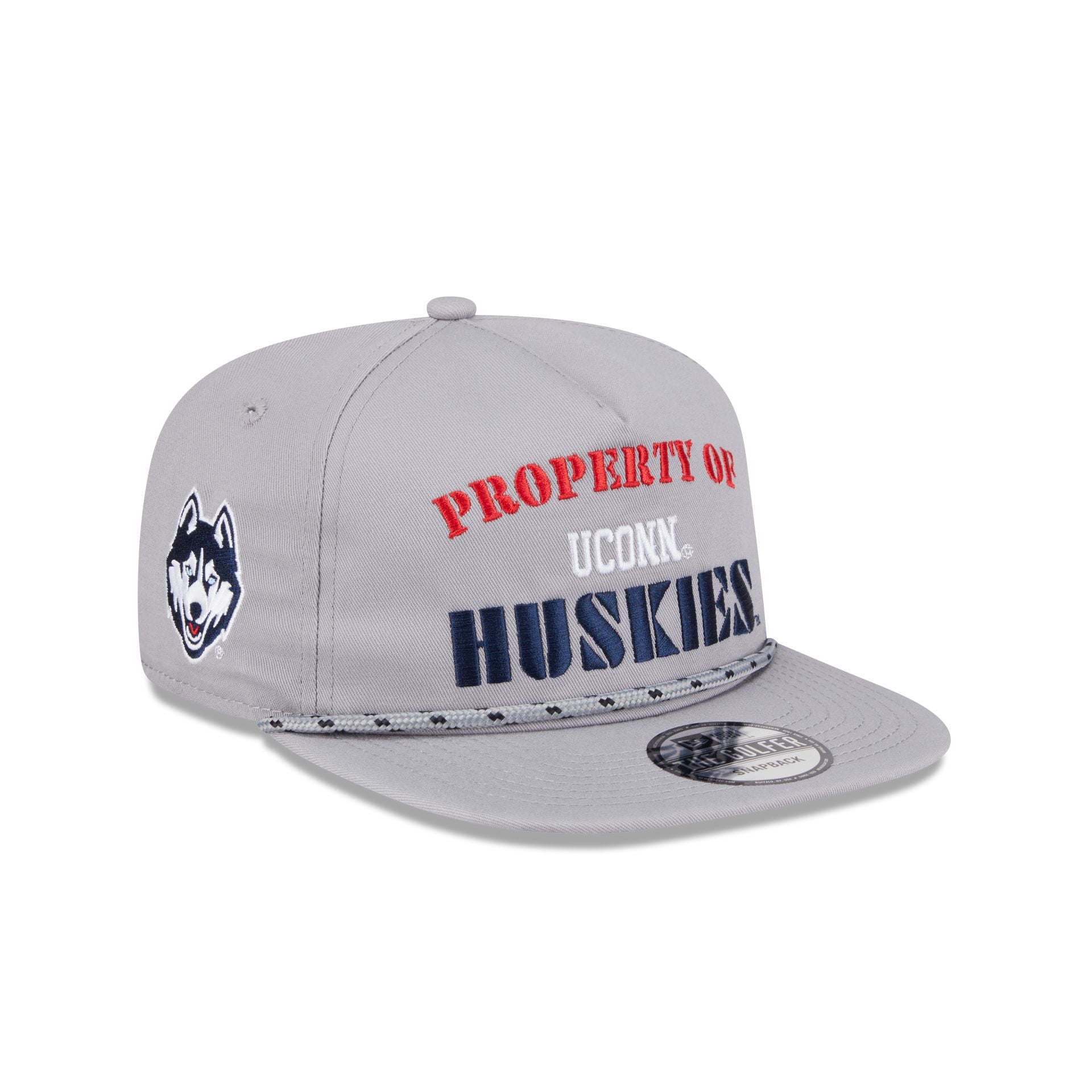 Connecticut Huskies Vintage Gray Rope Golfer Hat – New Era Cap