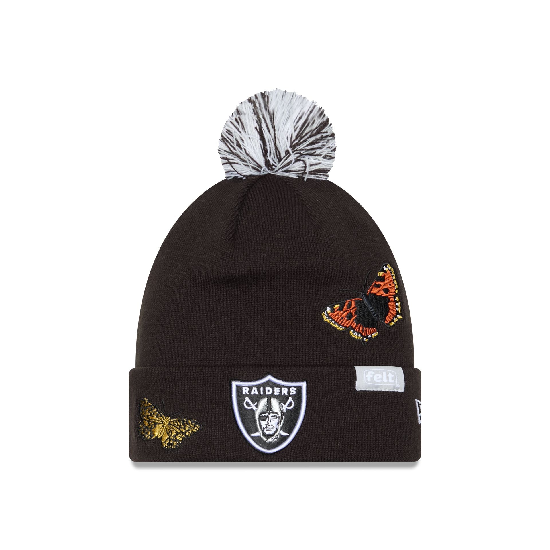 FELT x Las Vegas Raiders Pom Knit Hat – New Era Cap