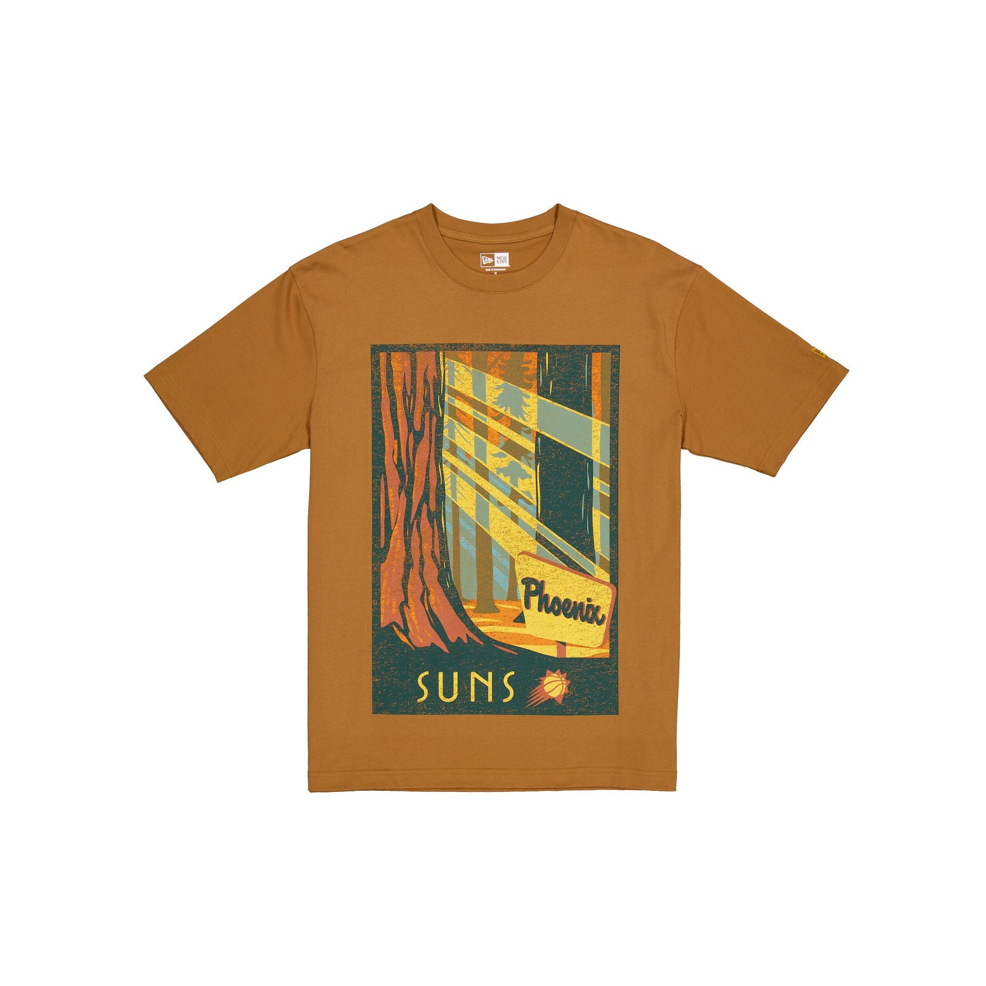 Phoenix Suns 2025 All-Star Game Victory Grove Light Bronze T-Shirt ...