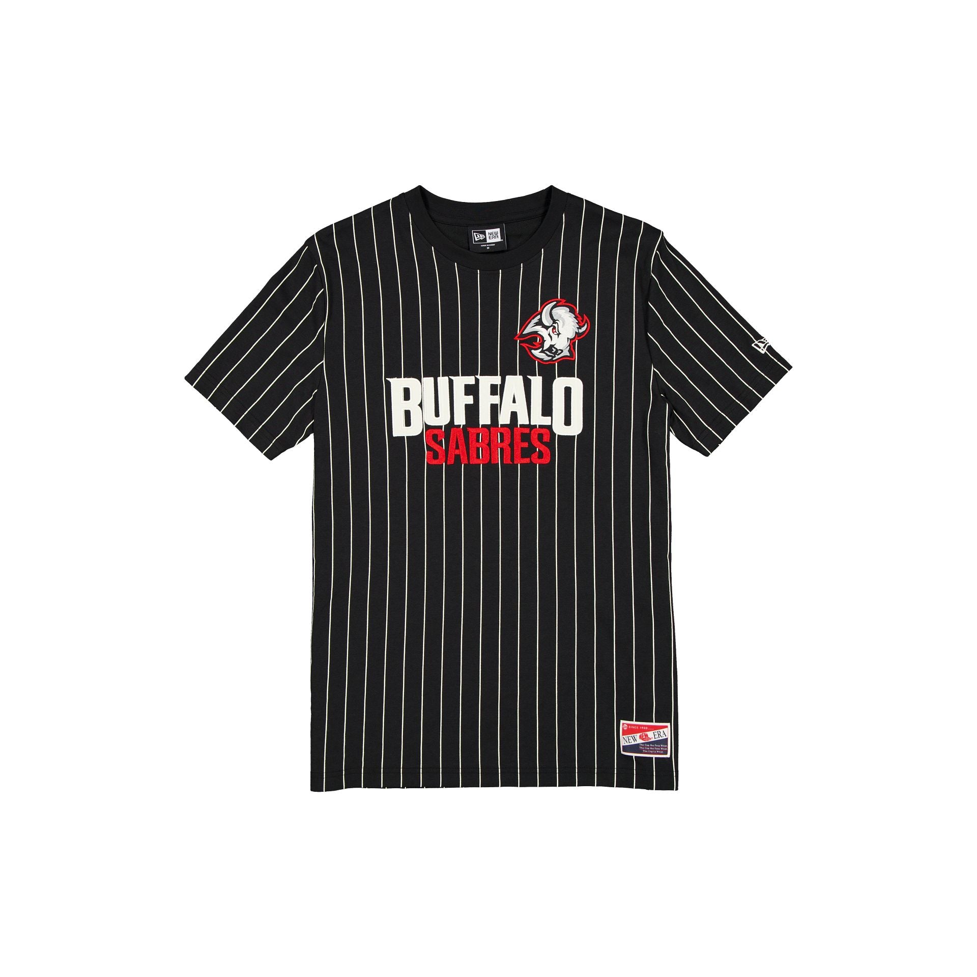 Buffalo Sabres Alternate Throwback Pinstripe Wordmark T-Shirt – New Era Cap