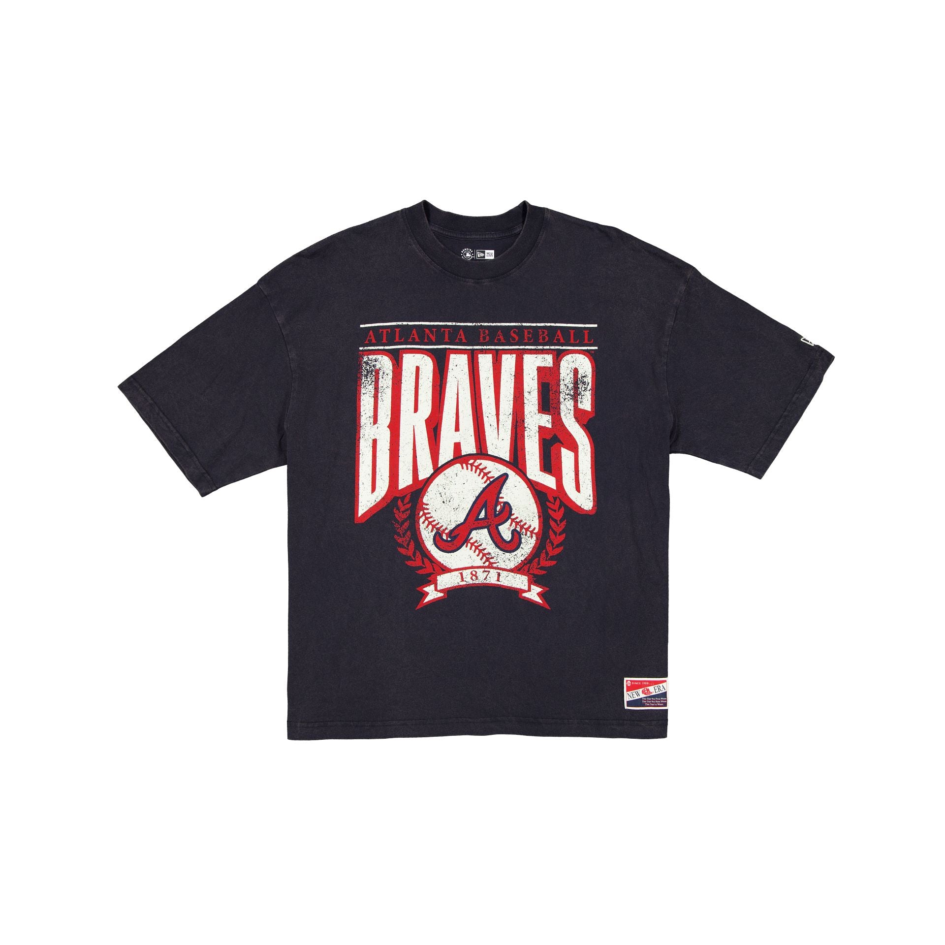 Atlanta Braves Throwback Boxy T-Shirt – New Era Cap