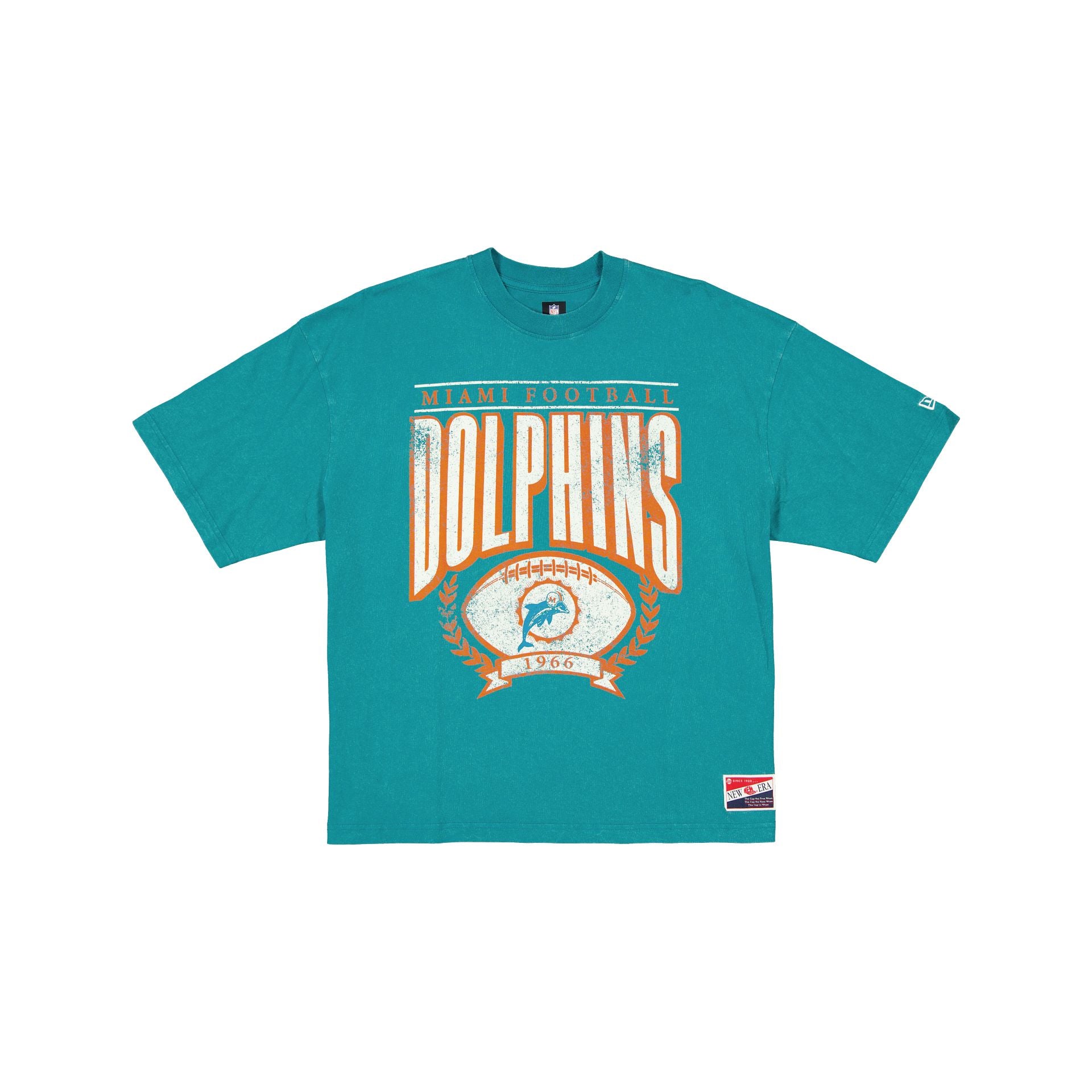 Miami Dolphins Throwback Boxy T-Shirt – New Era Cap