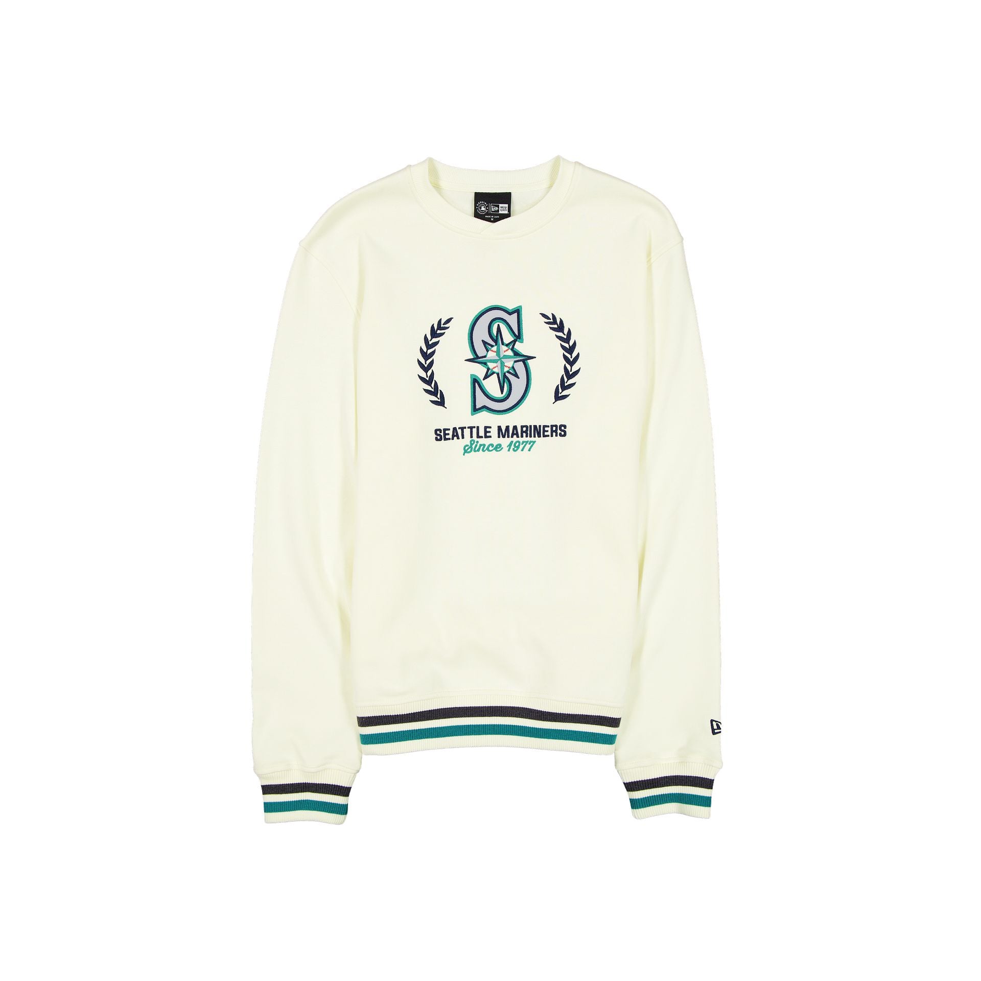 Seattle Mariners Throwback Chrome White Crewneck – New Era Cap