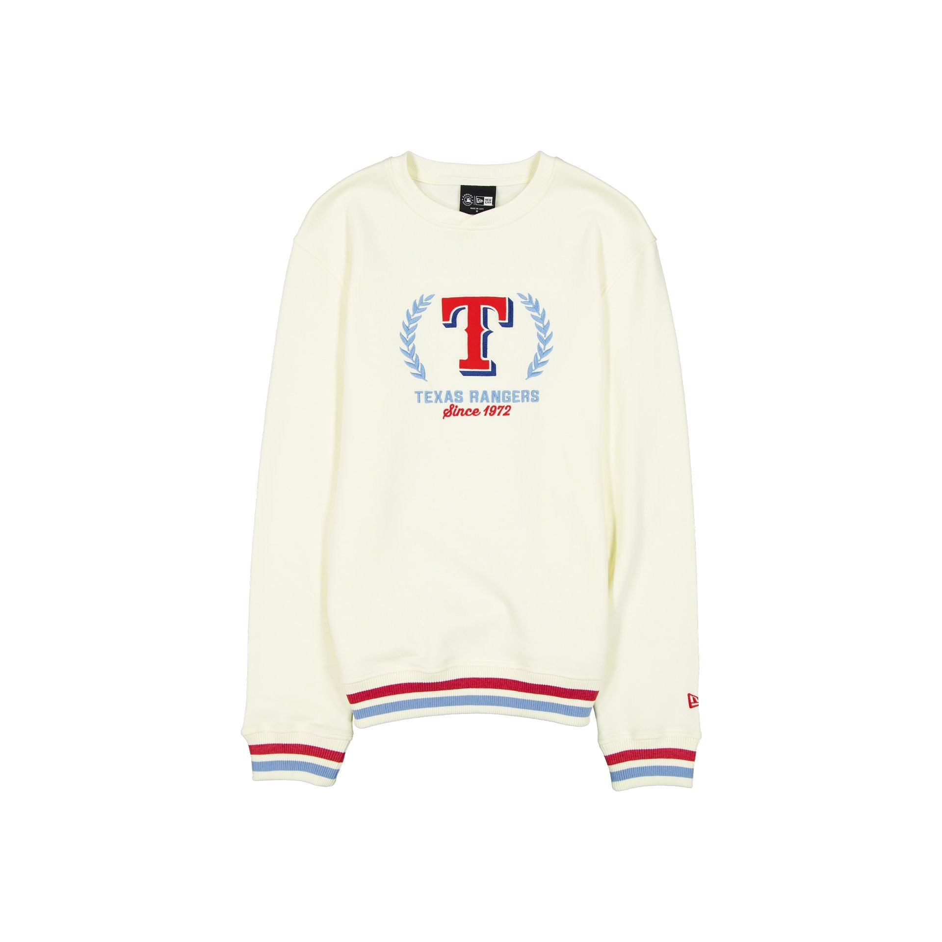 Texas Rangers Throwback Chrome White Crewneck – New Era Cap