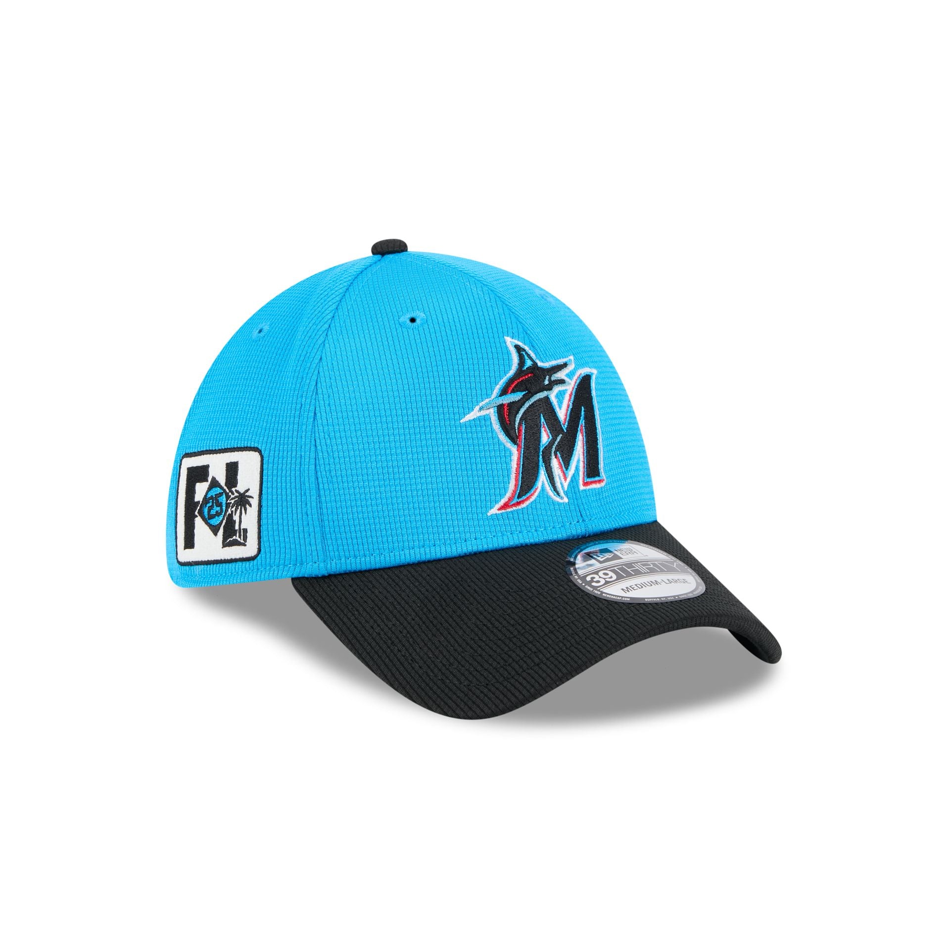 Miami Marlins 2025 Spring Training 39THIRTY Stretch Fit Hat – New Era Cap