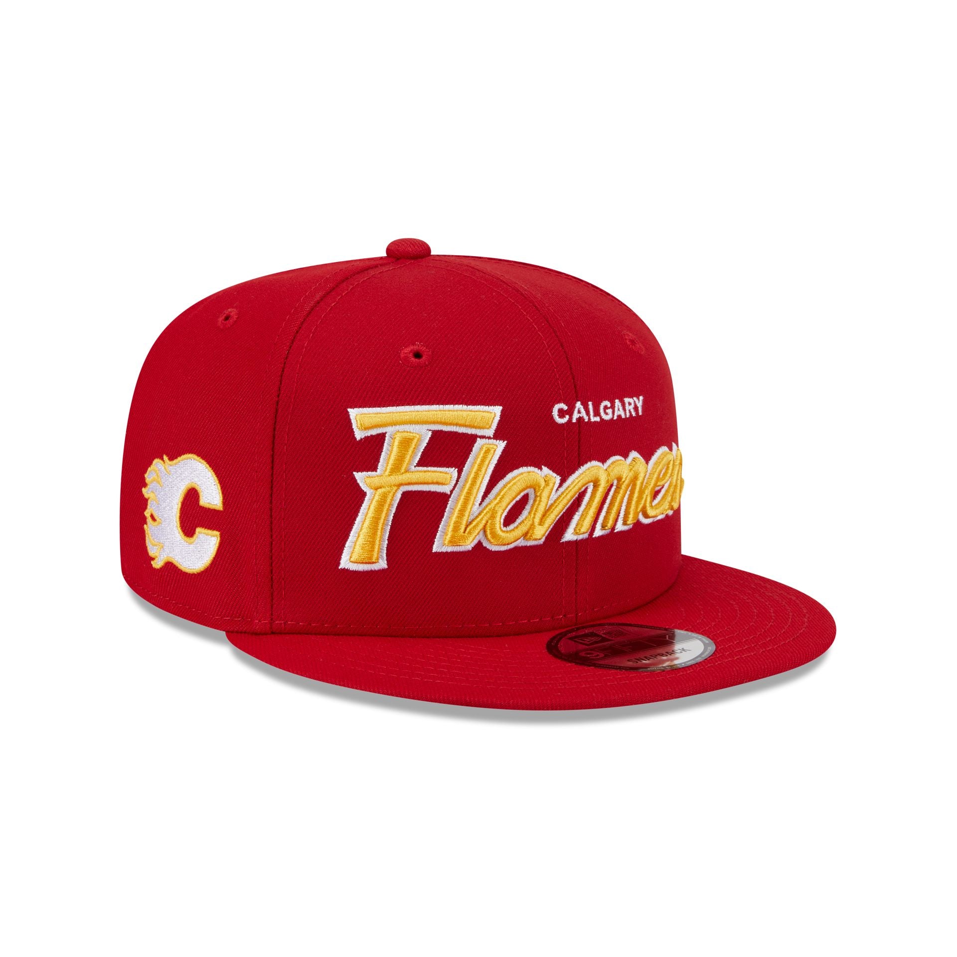 Calgary Flames Script 9FIFTY Snapback Hat – New Era Cap