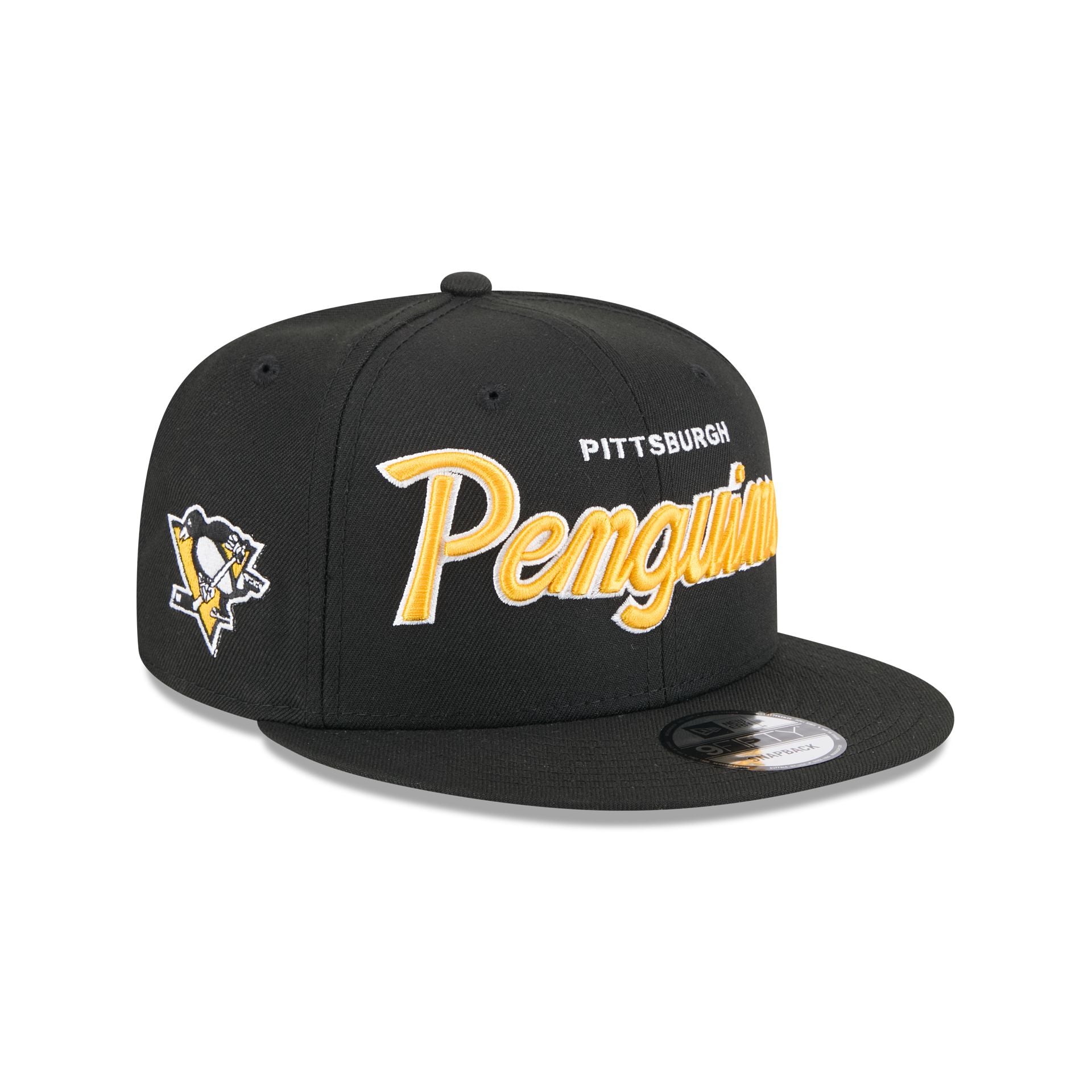 Pittsburgh Penguins Script 9FIFTY Snapback Hat – New Era Cap