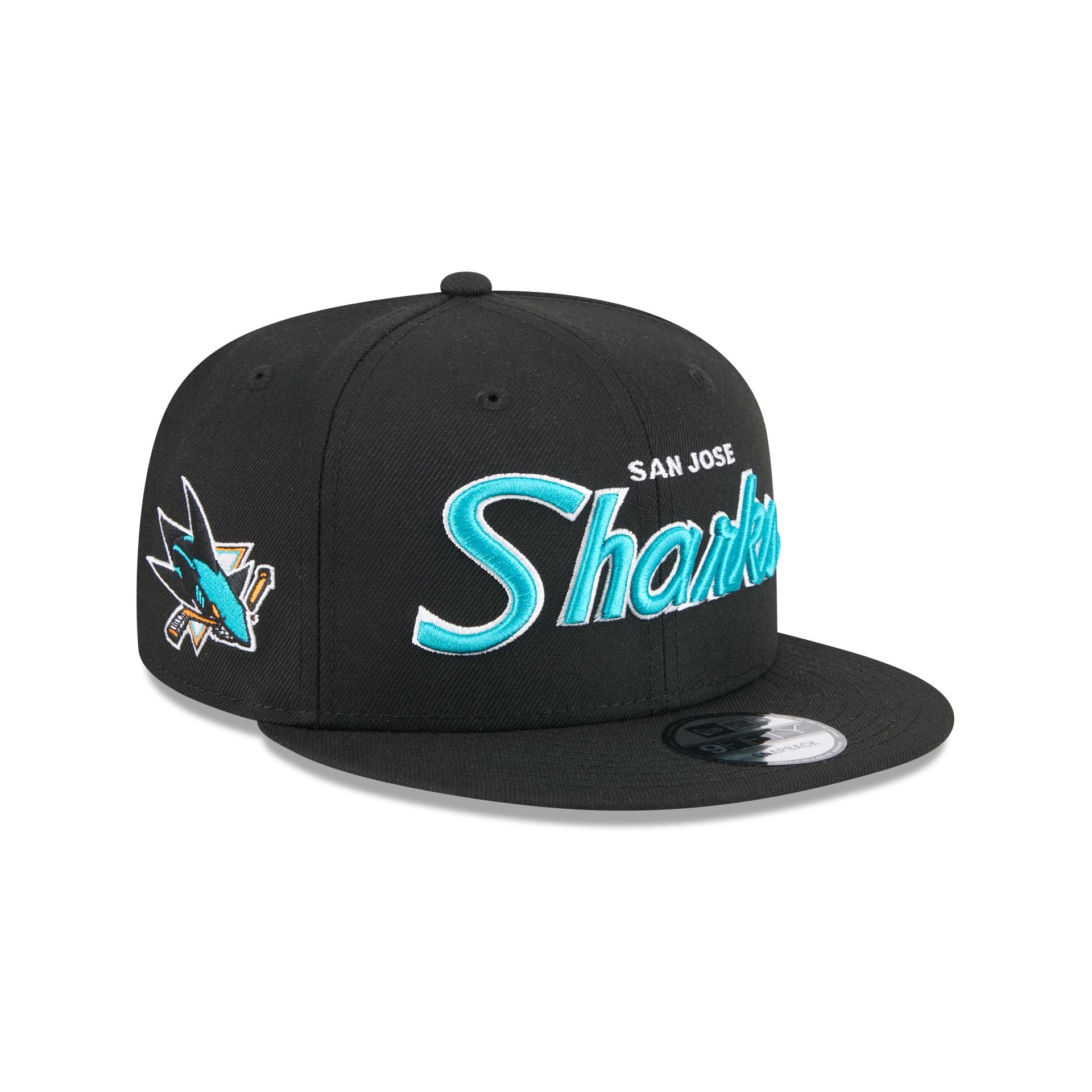 San Jose Sharks Script 9FIFTY Snapback Hat – New Era Cap
