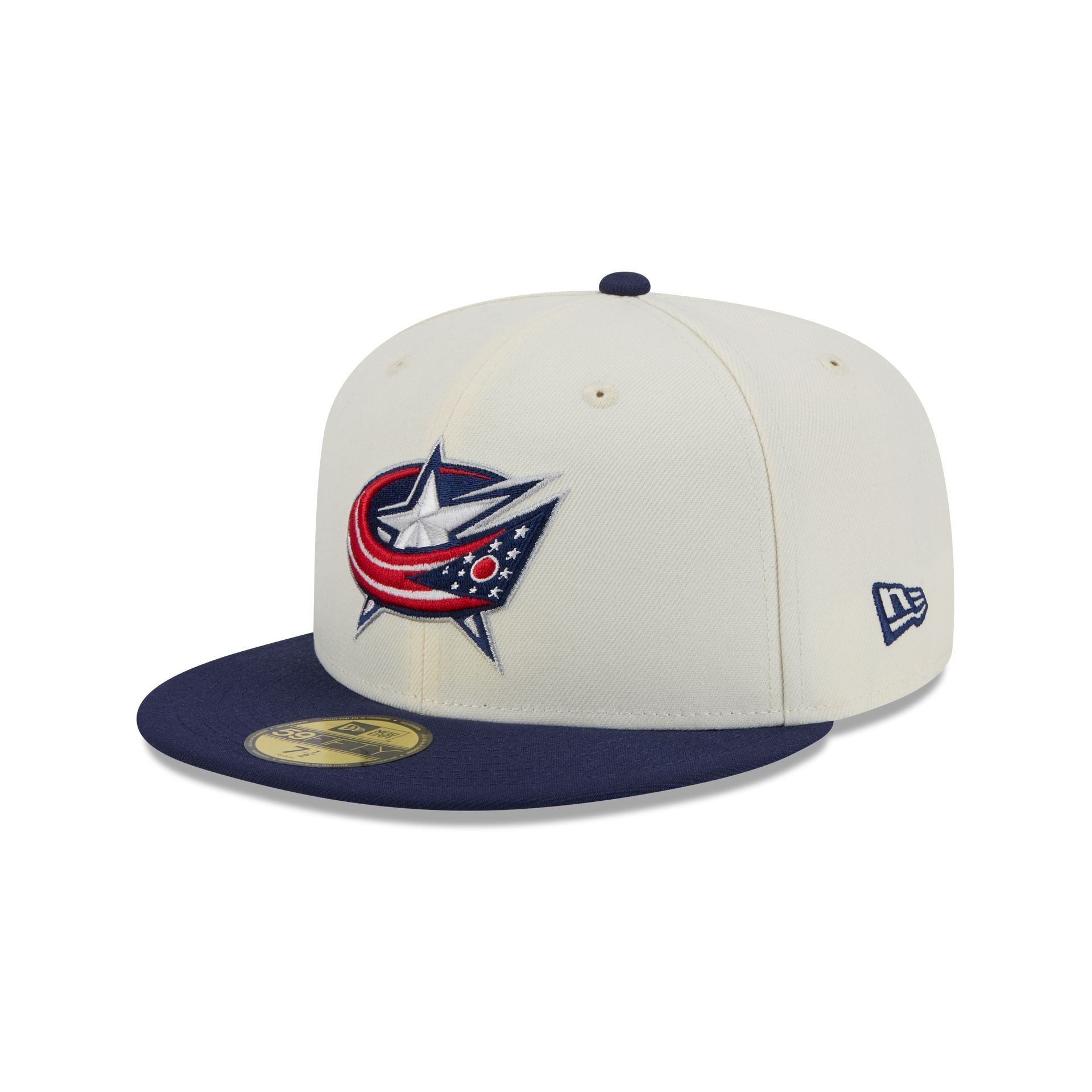 Columbus Blue Jackets Chrome White 59FIFTY Fitted Hat – New Era Cap
