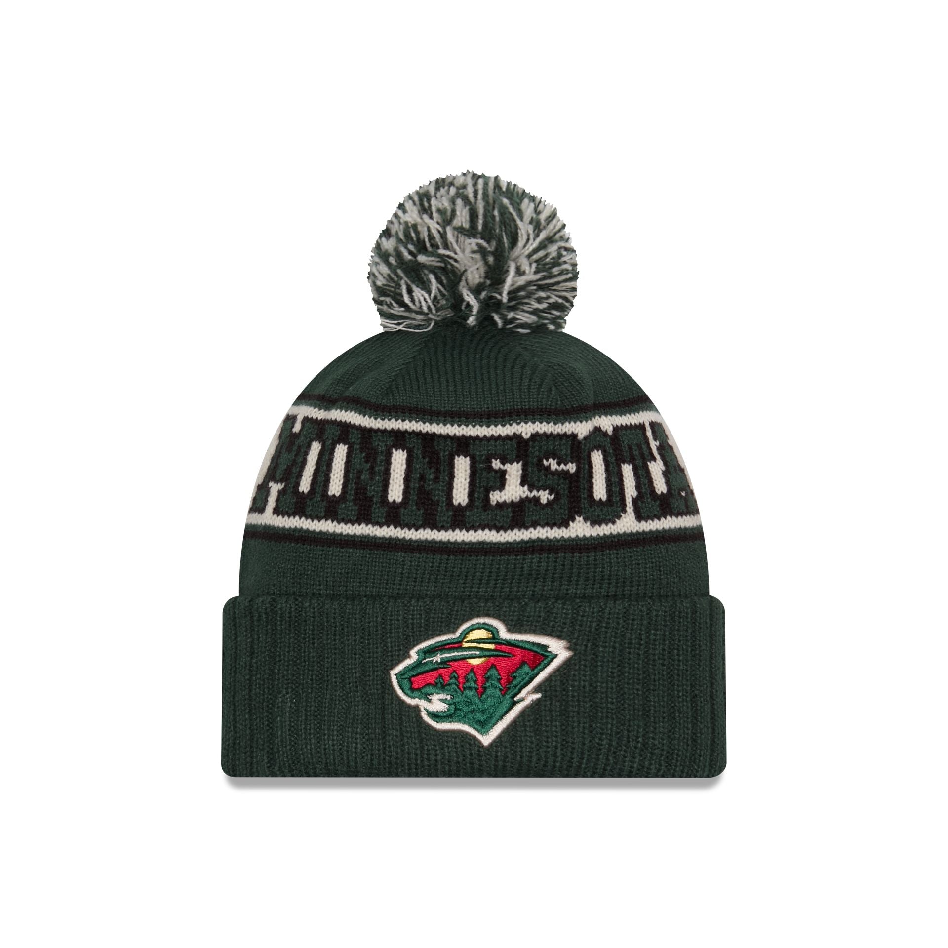 Minnesota Wild Retro Pom Knit Hat – New Era Cap