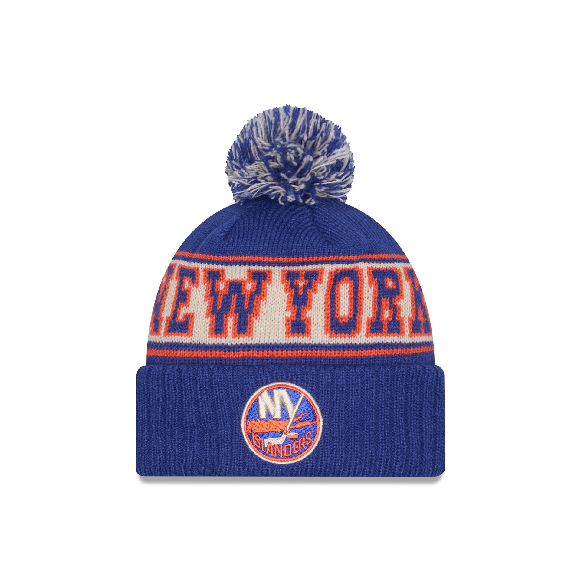 New York Islanders Retro Pom Knit Hat – New Era Cap