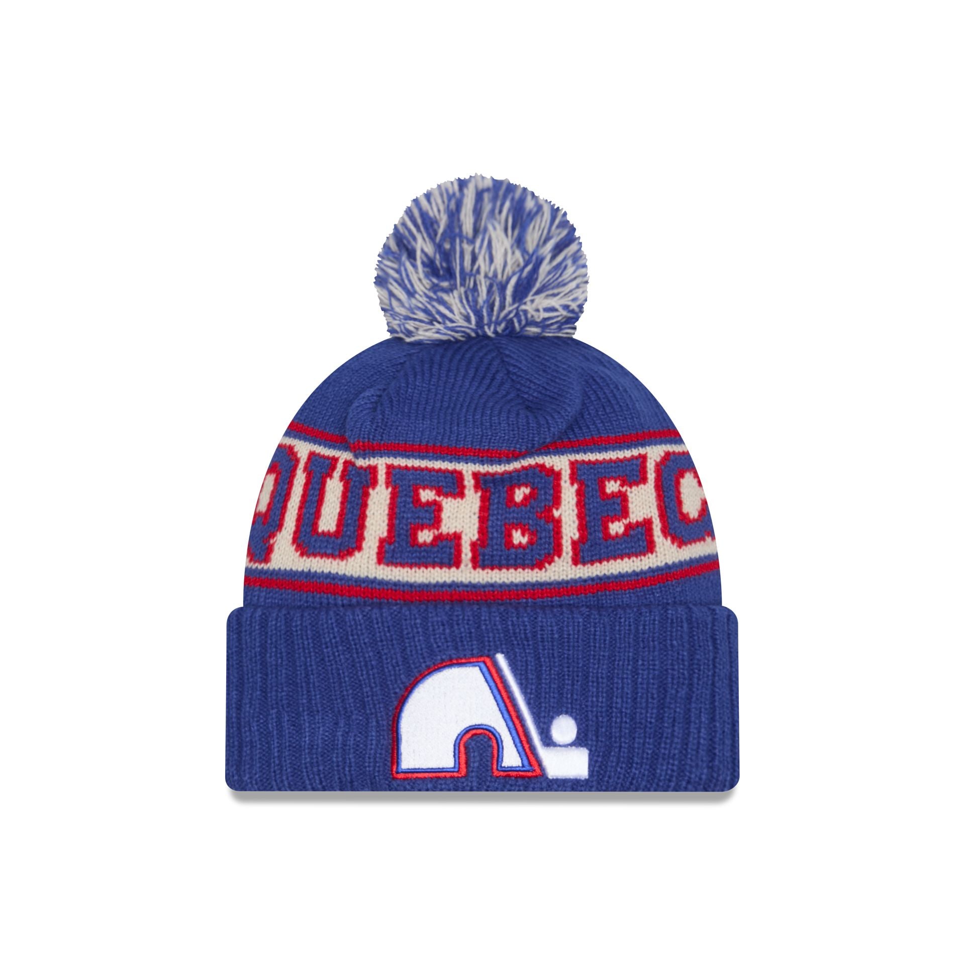 Quebec Nordiques Retro Pom Knit Hat – New Era Cap