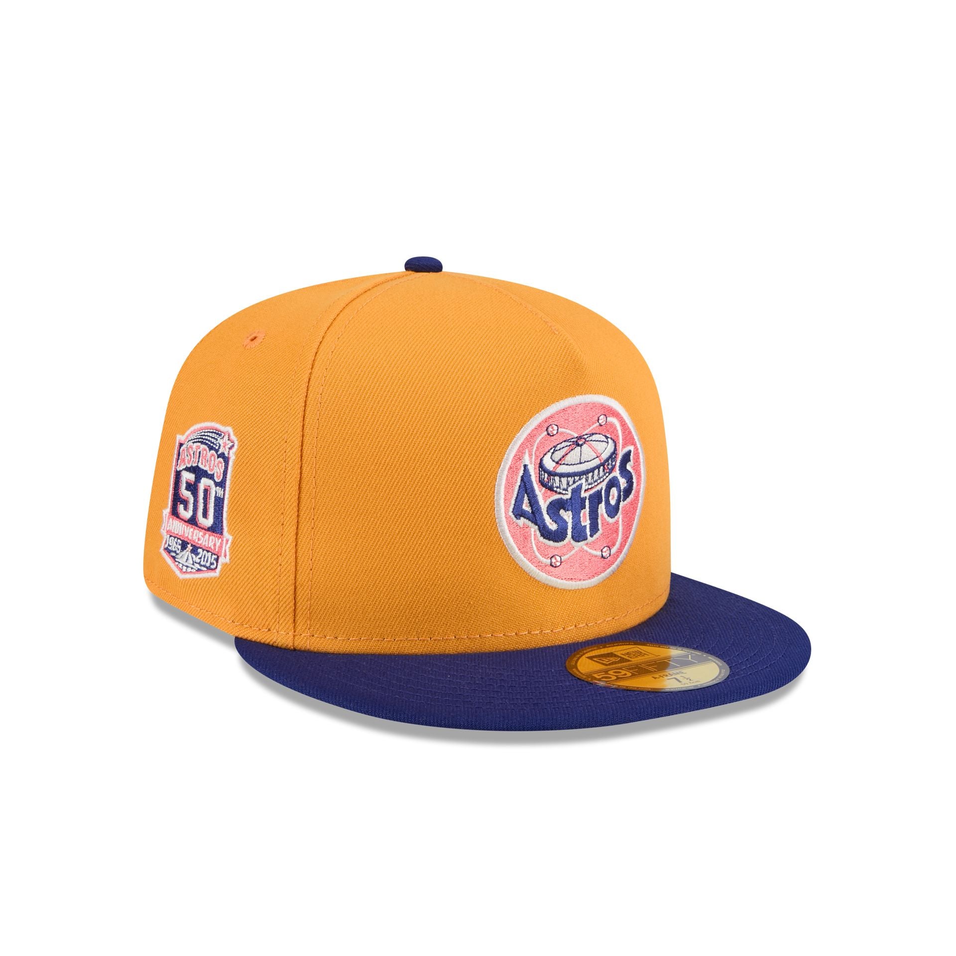 Houston Astros Gold 59FIFTY A-Frame Fitted Hat – New Era Cap