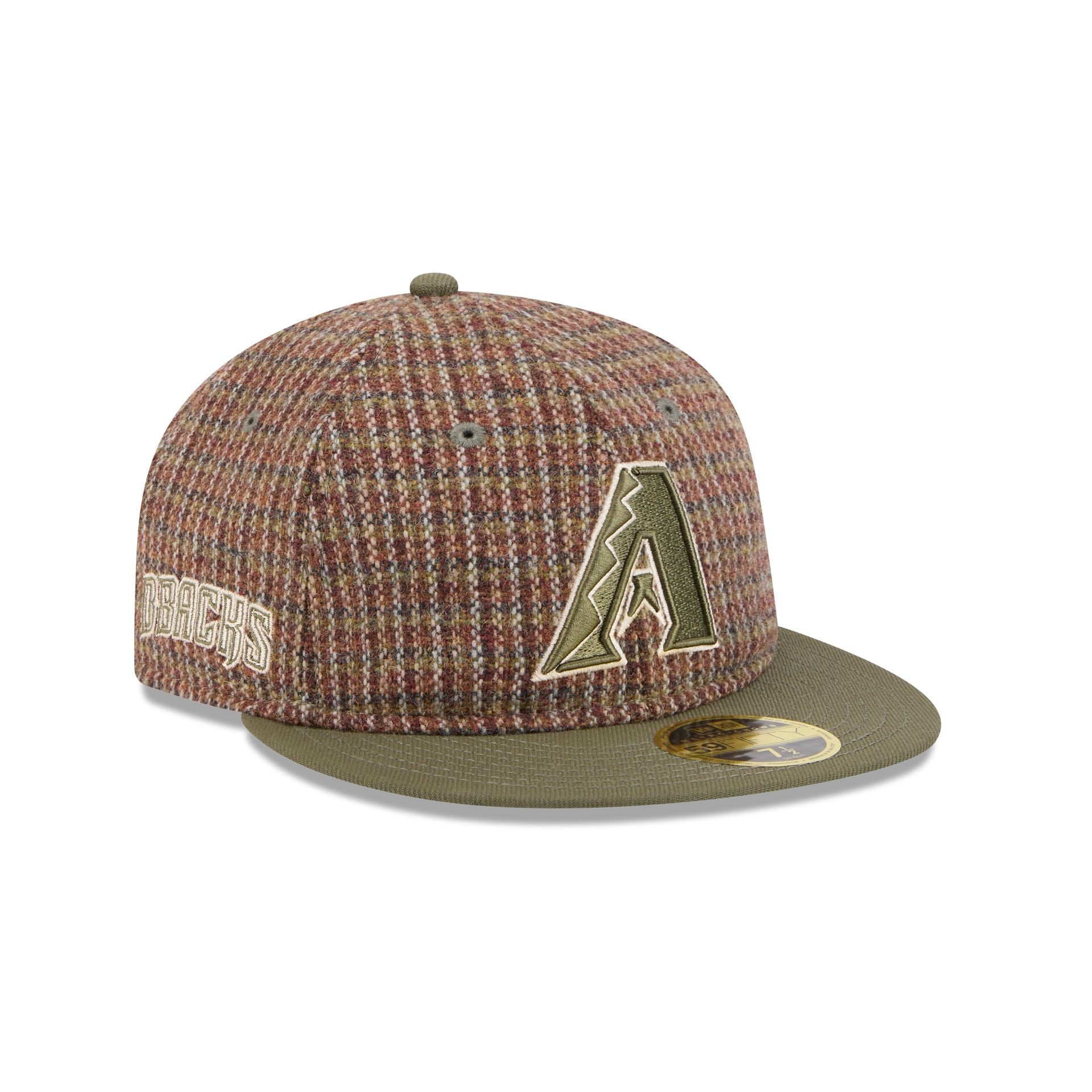 Just Caps Wool Logo Arizona Diamondbacks Retro Crown 59FIFTY Fitted Ha ...