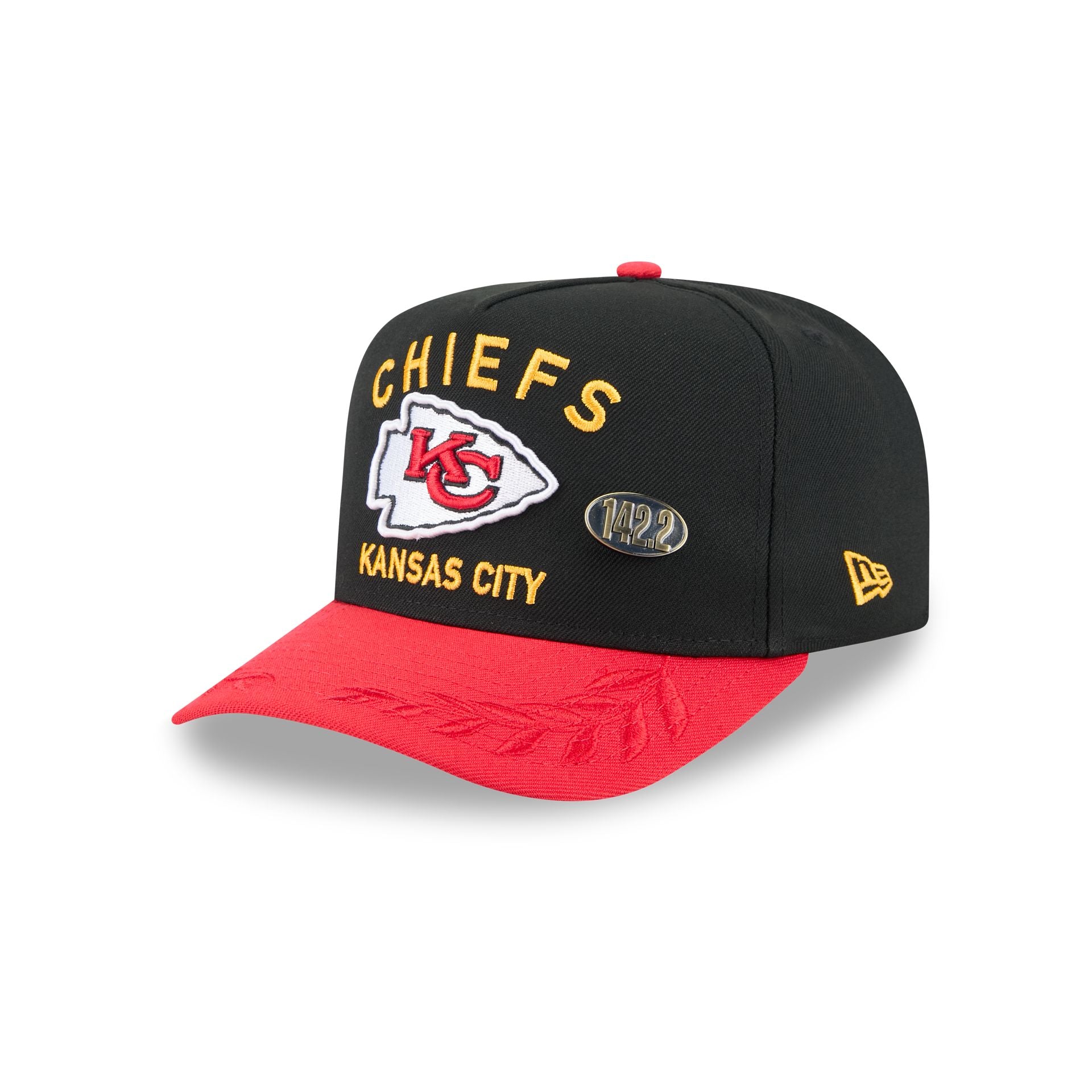 Kansas City Chiefs 2025 Draft Black 59FIFTY A-Frame Fitted Hat – New ...